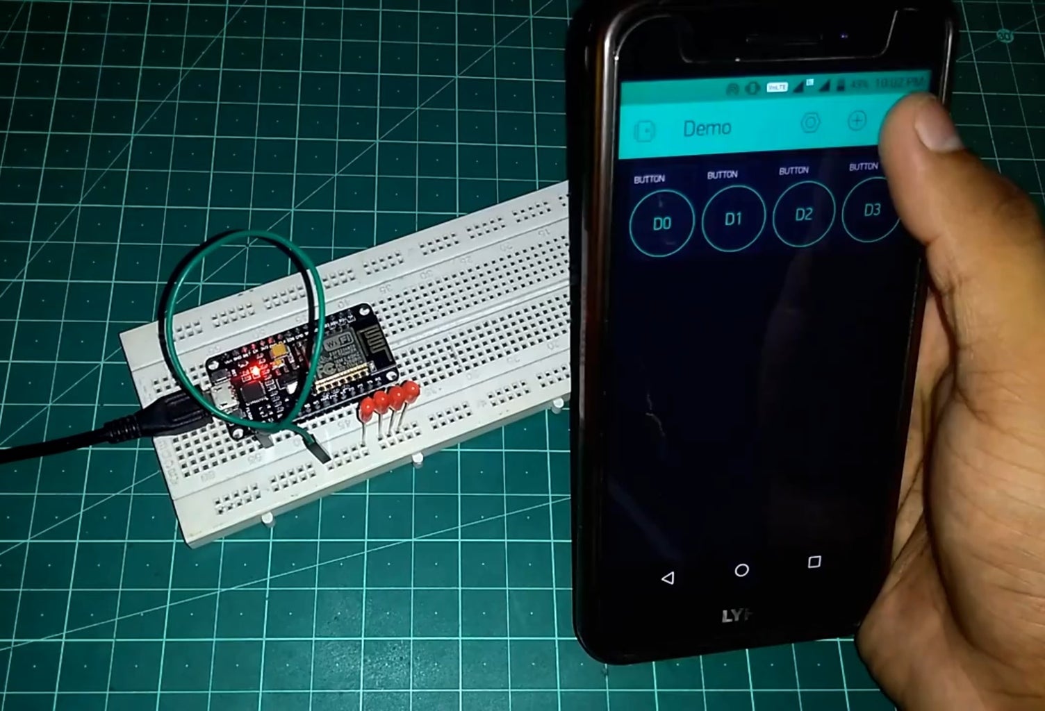 Esp8266 Nodemcu Blynk Iot Tutorial Esp8266 Iot Using Blunk And Arduino