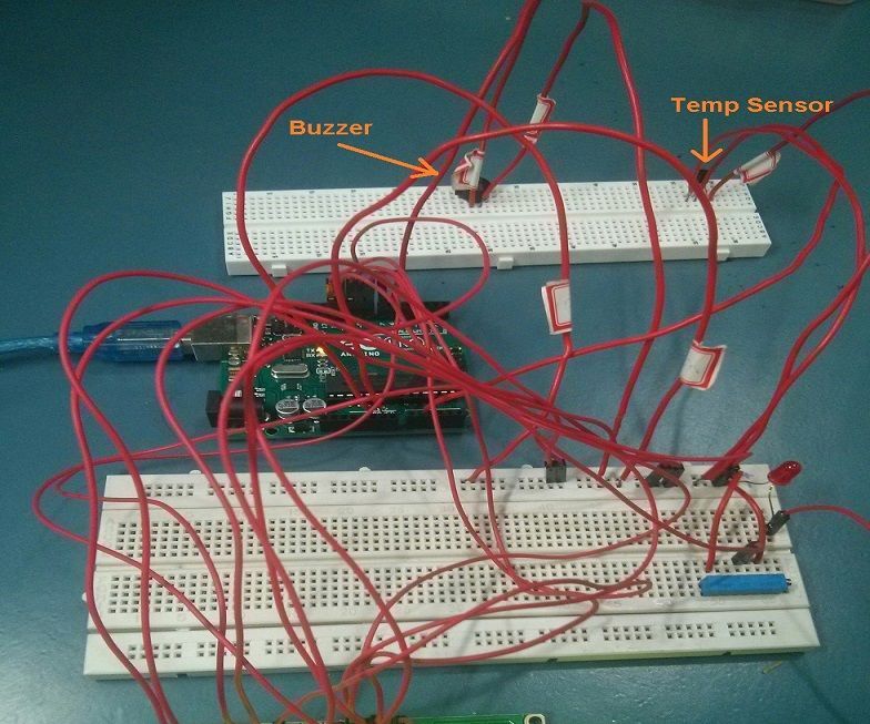 Home Automation: Sound an Alarm and Display on LCD When Temperature Is ...