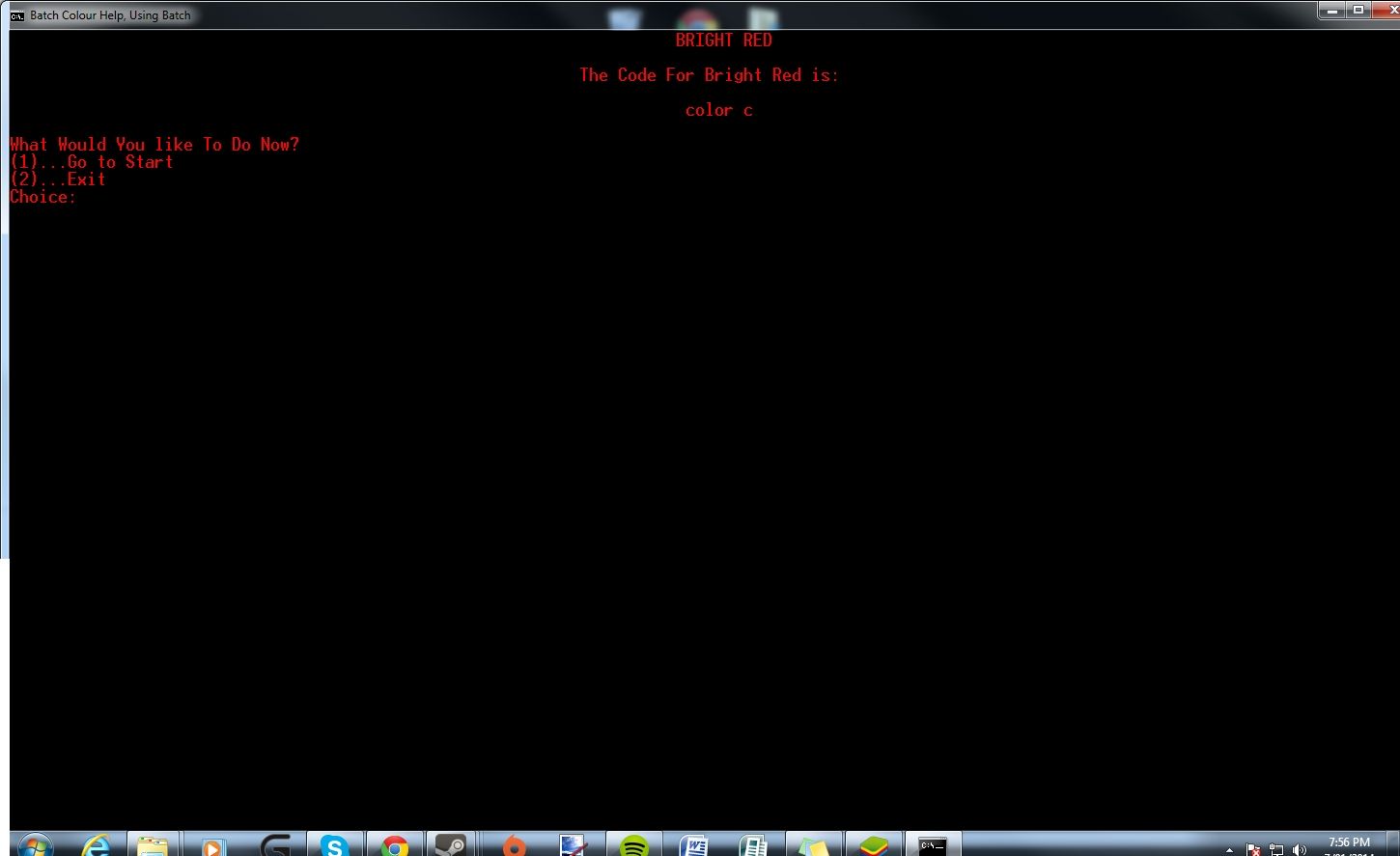 Batch Colours, Using Batch - Instructables