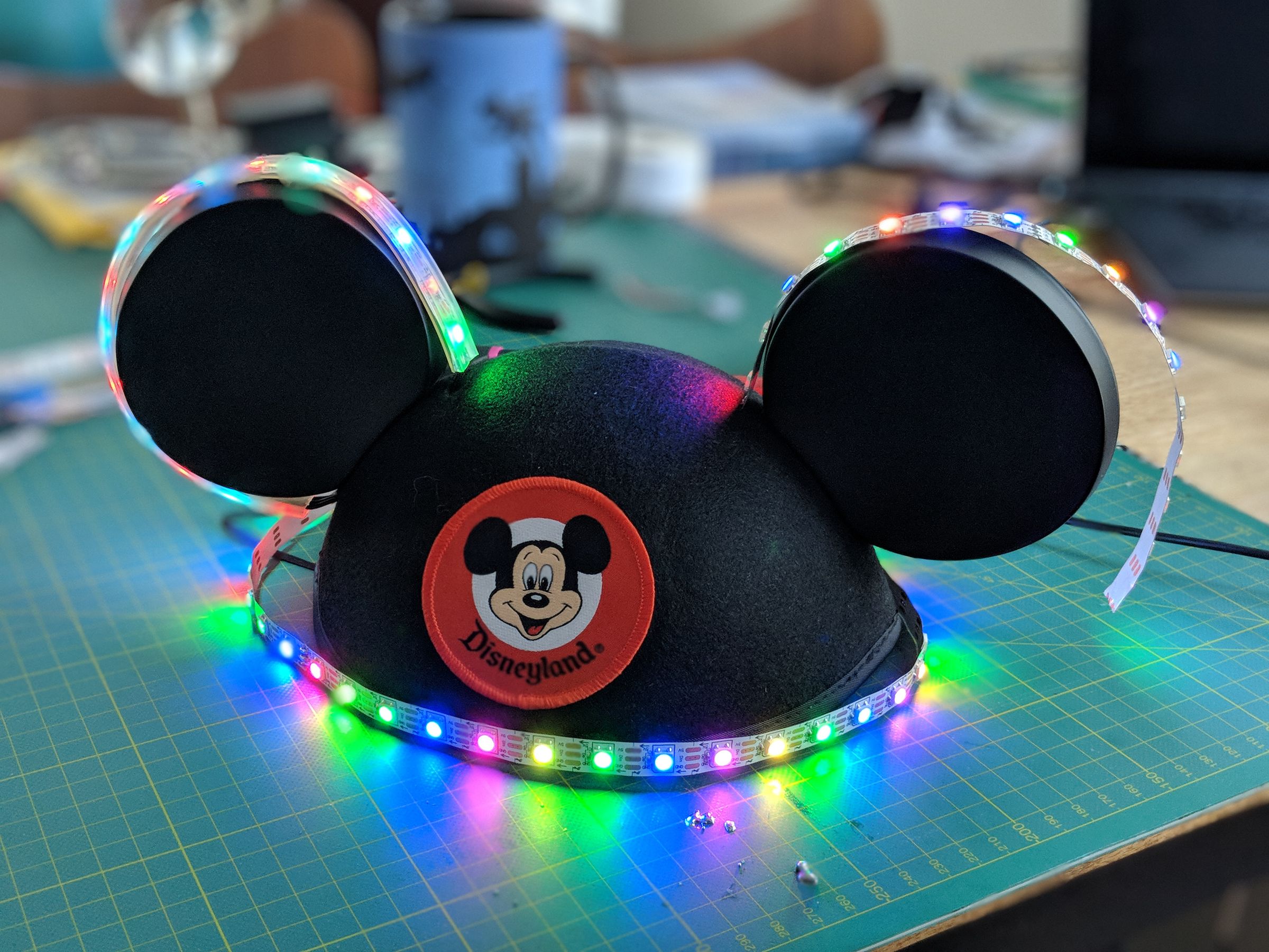 Custom Glowing Multicolored Mickey Ears : 9 Steps (with Pictures ...