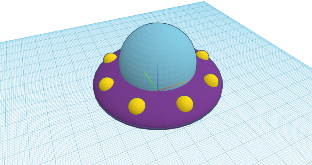 How to Make a 3D Designed UFO With TINKERCAD Codeblocks and How to Use ...