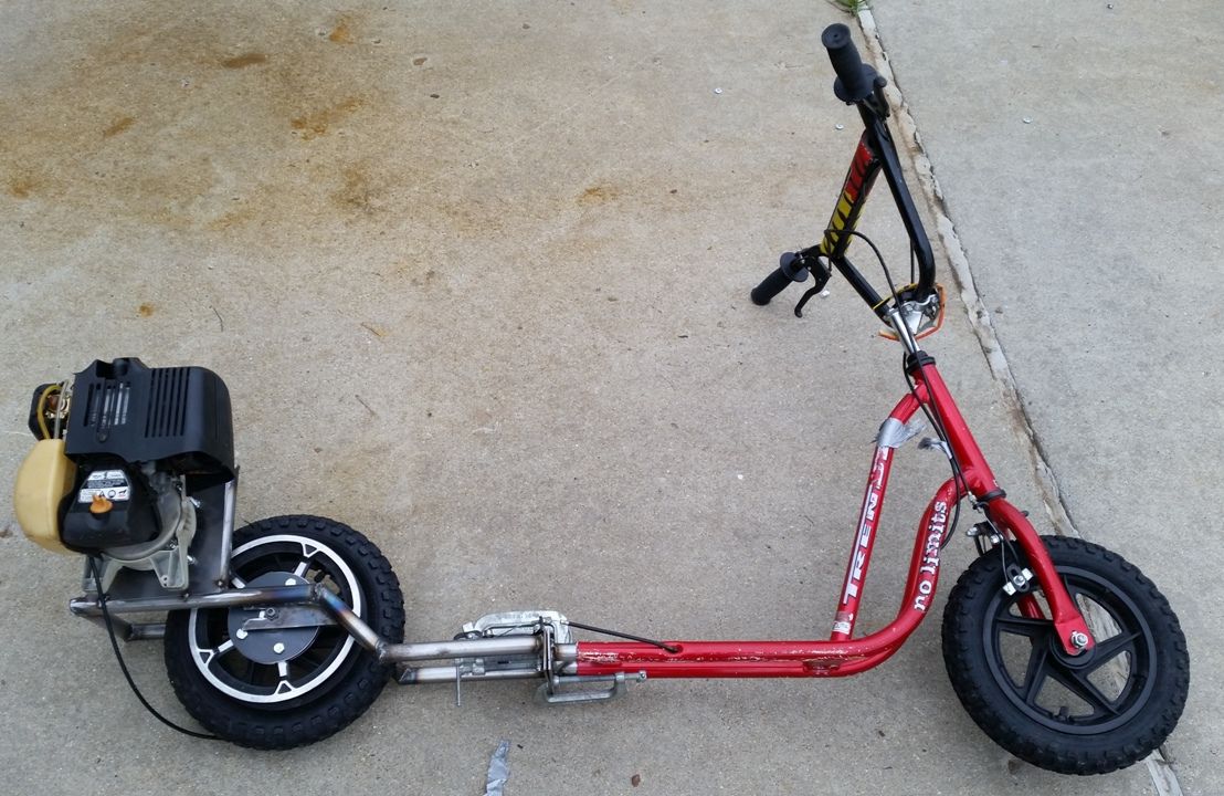 Weed Eater Powered Scooter : 13 Steps (with Pictures) - Instructables