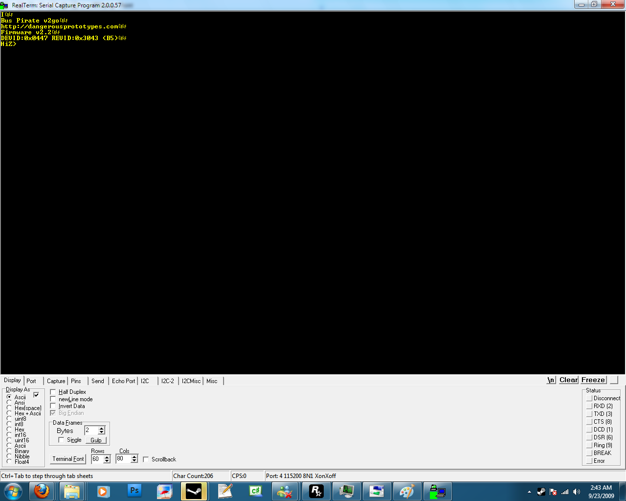 Realterm Buspirate Interface : 6 Steps - Instructables