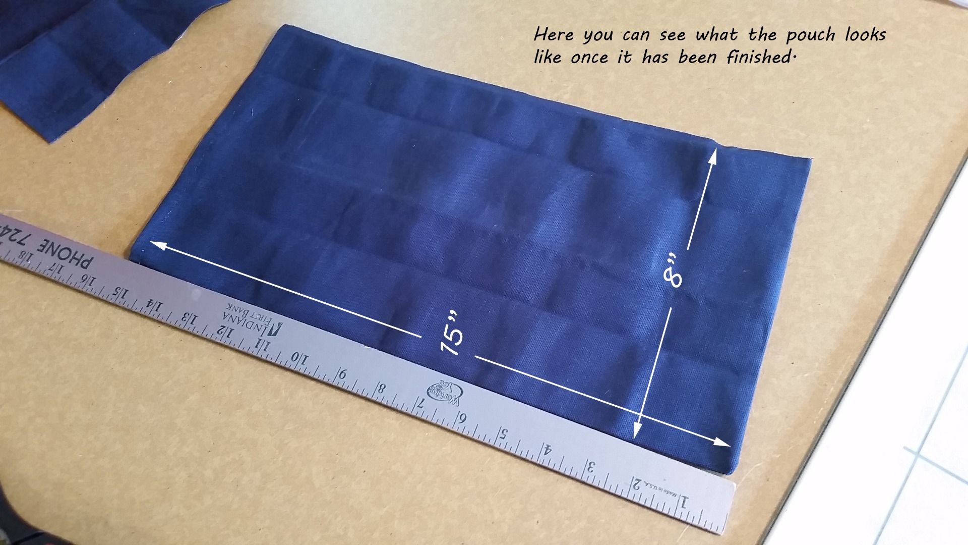 Zelda Inspired Foldable Leather and Canvas Belt Pouch : 14 Steps (with ...