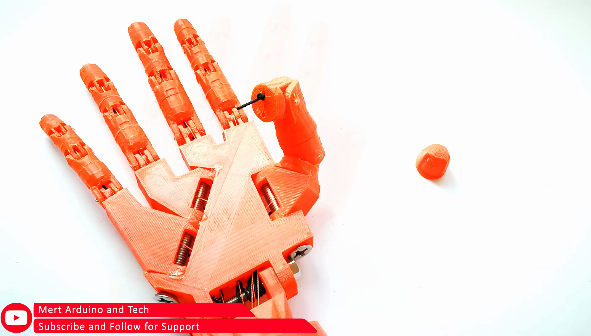 Robotic Hand With Wireless Glove Controlled | NRF24L01+ | Arduino : 7 ...