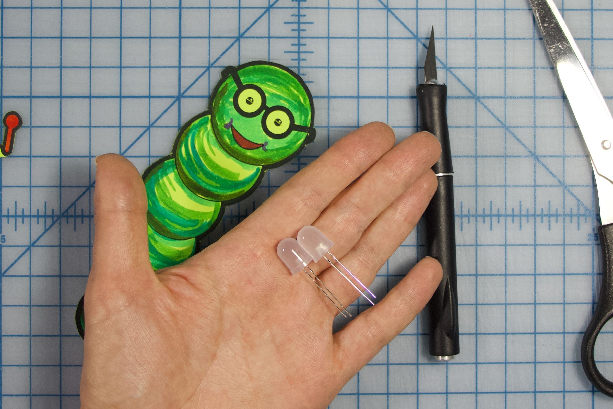 BookWorm Light-Up Book Light and Bookmark : 13 Steps (with Pictures ...