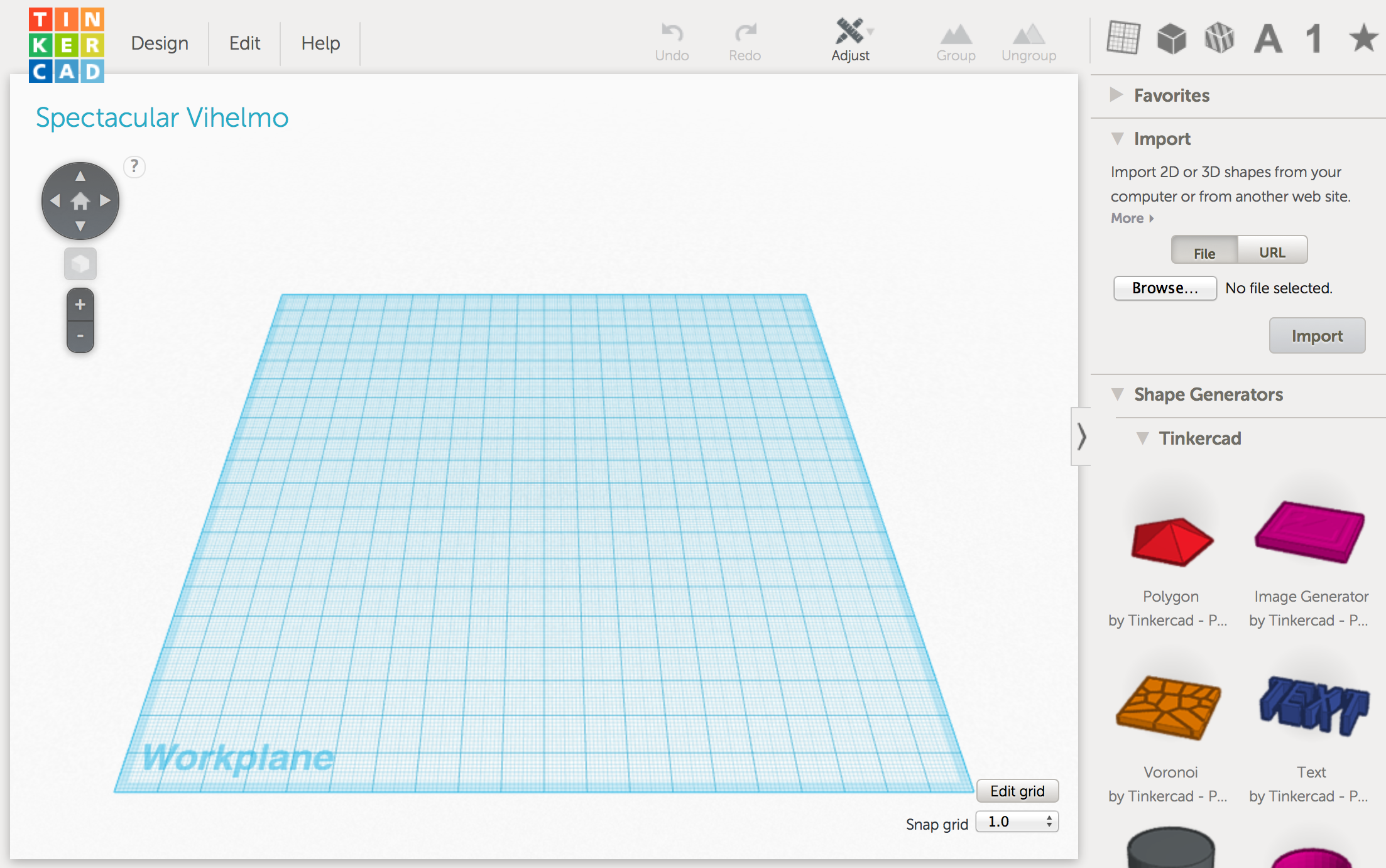 How to Use Tinkercad: Simple Design With Geometric Shapes and Holes for ...