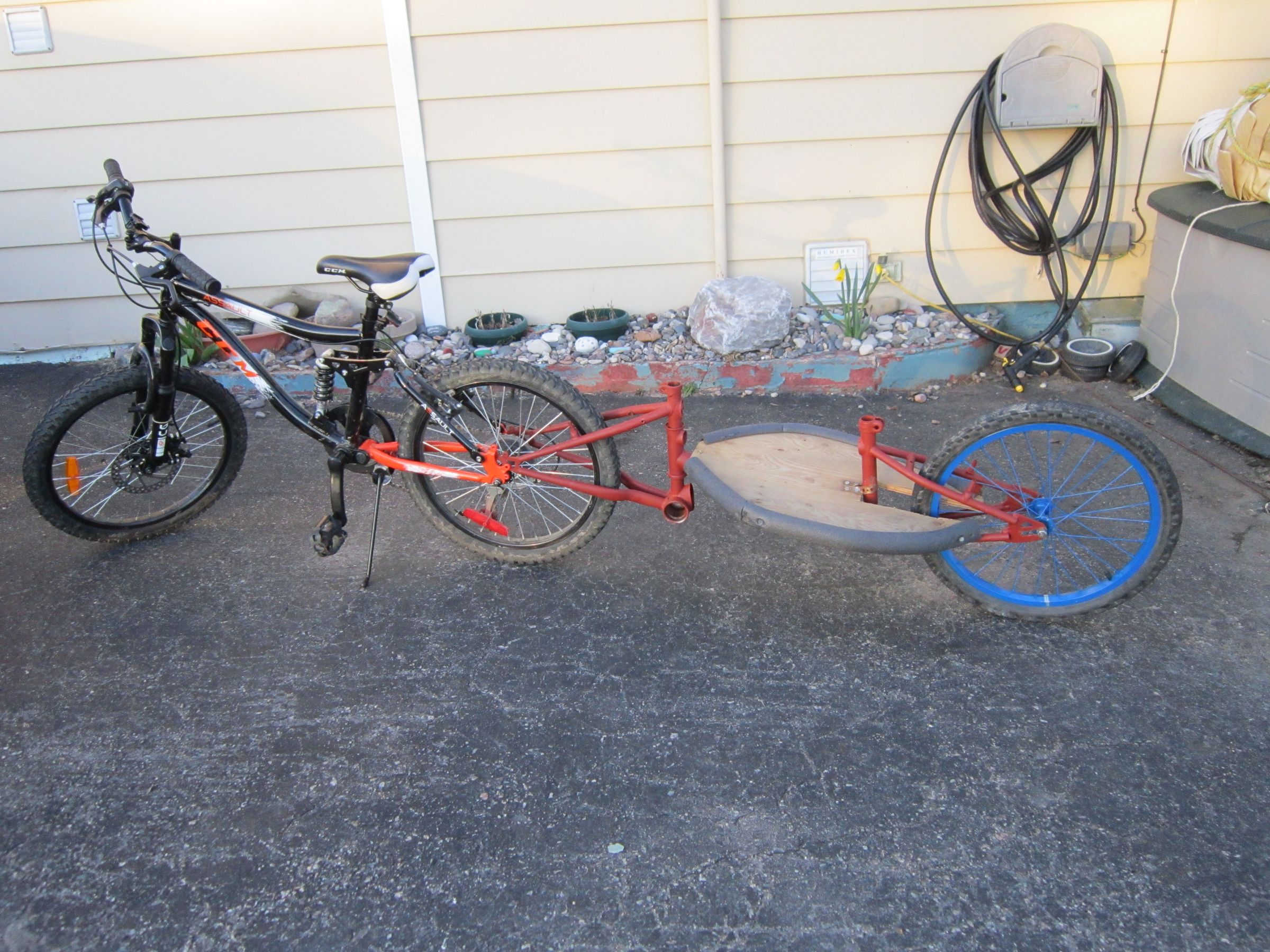 Single Wheeled Bicycle Trailer - Instructables