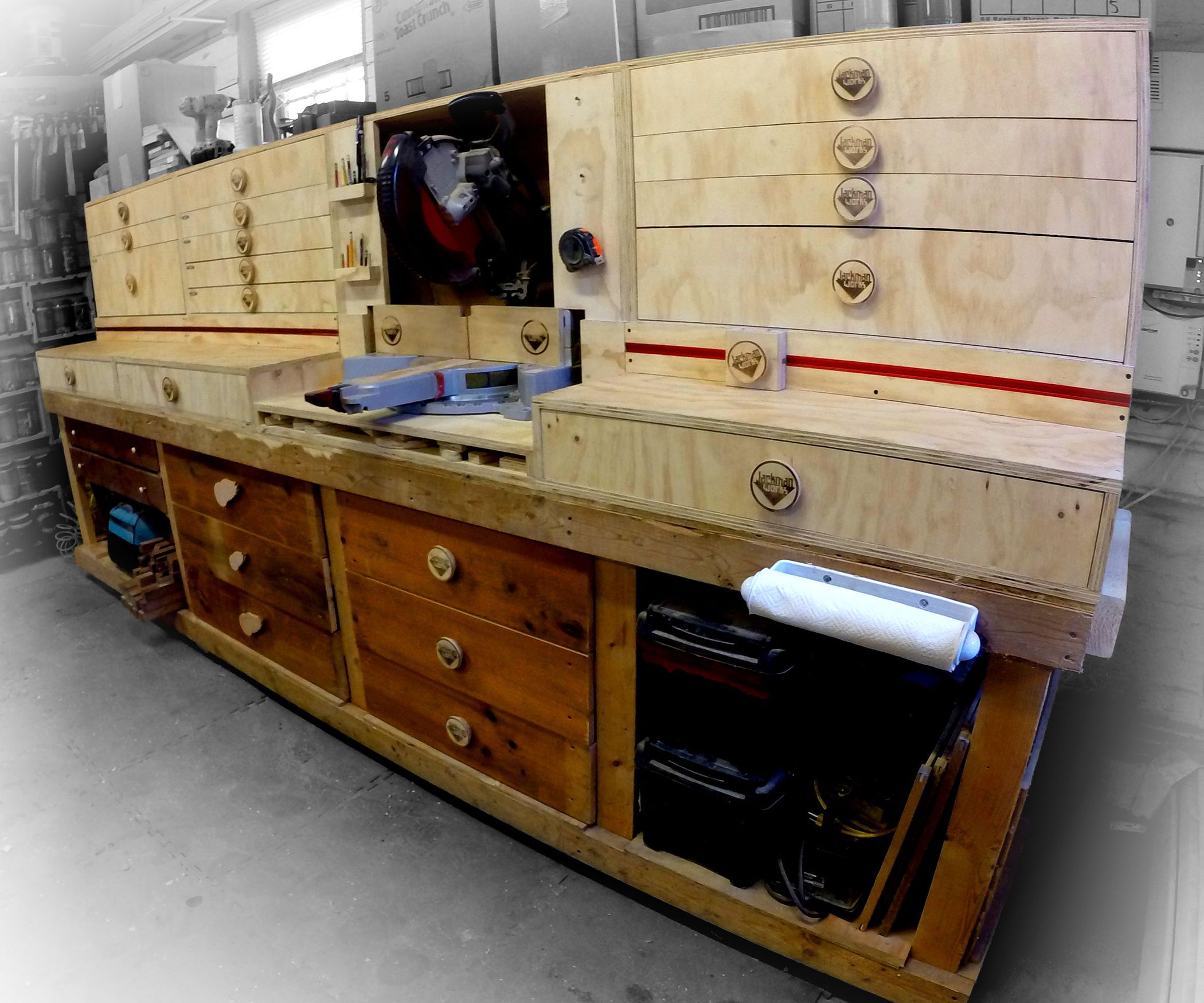 Modular Miter Saw Station - Ultimate Shop Storage : 13 Steps (with ...