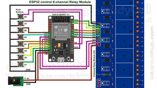ESP32 Bluetooth Home Automation With Manual Switch : 8 Steps - Instructables