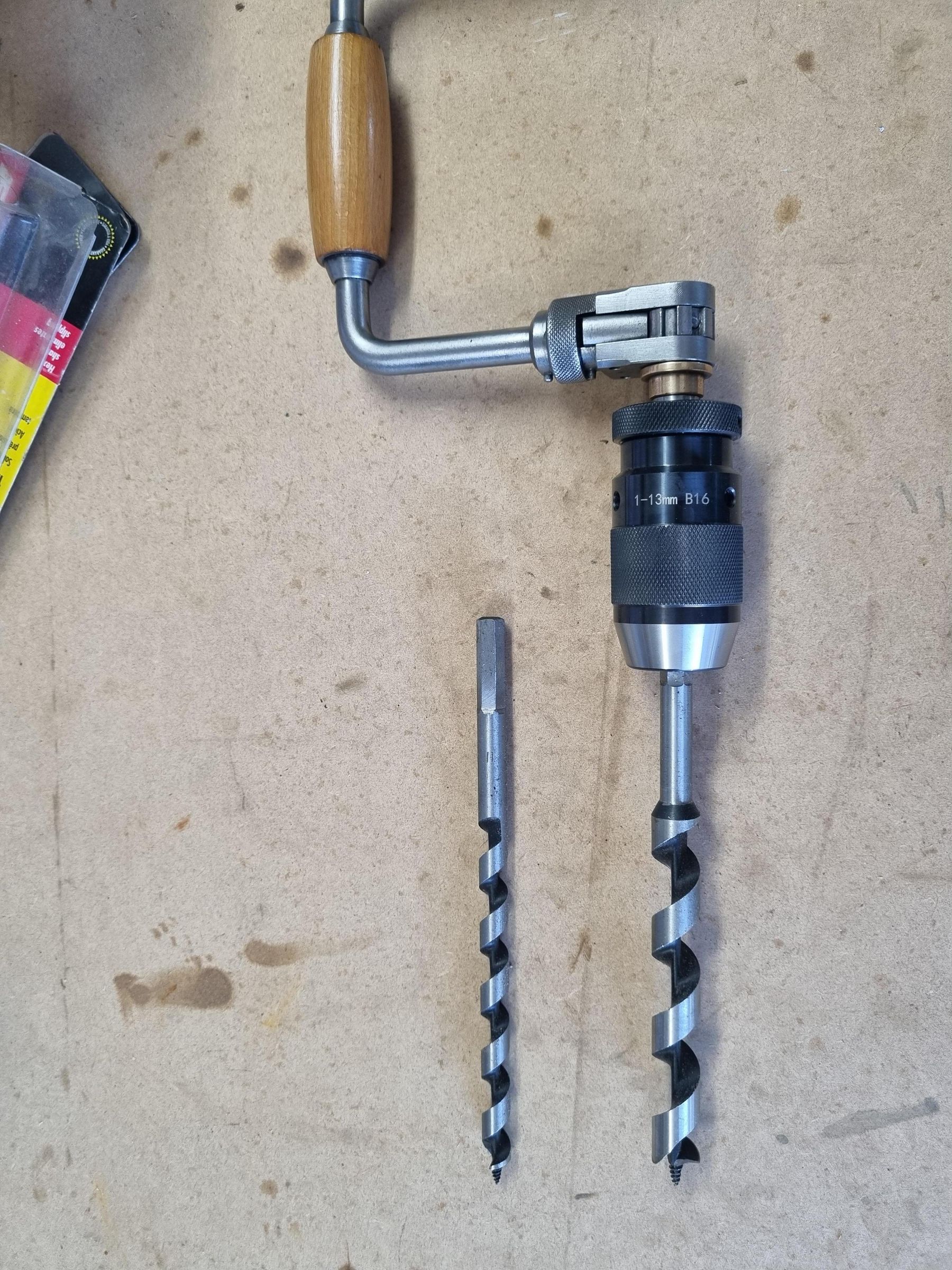 Modern 3-Jaw Chuck on Stanley Hand Brace : 4 Steps - Instructables