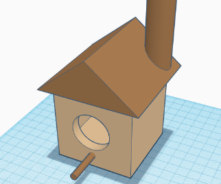 How to Make a Birdhouse in TinkerCad : 6 Steps - Instructables