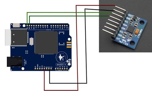 Accelerometer With Micropython Using Bharatpi Board 5 Steps Instructables