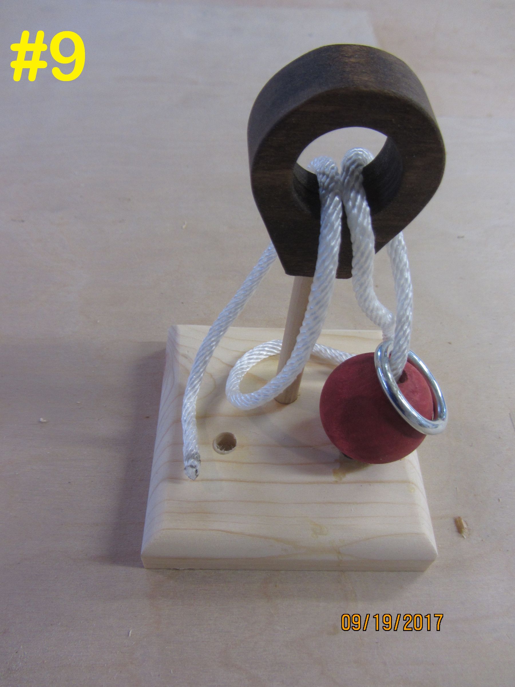 Wood Ball - Metal Ring Rope Puzzle : 16 Steps (with Pictures ...