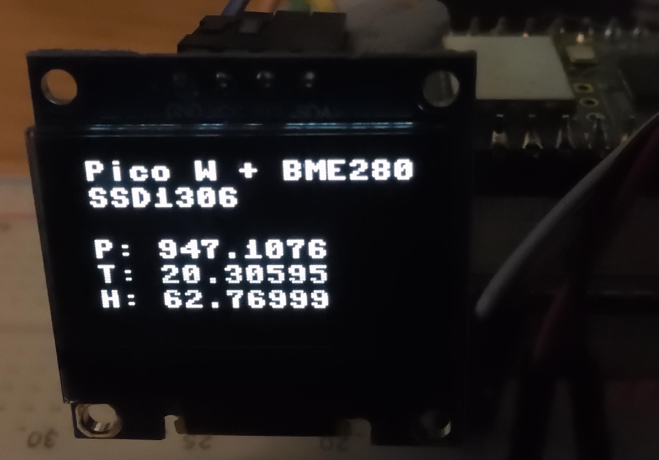 Pico W BME280 and SSD1306 - Instructables