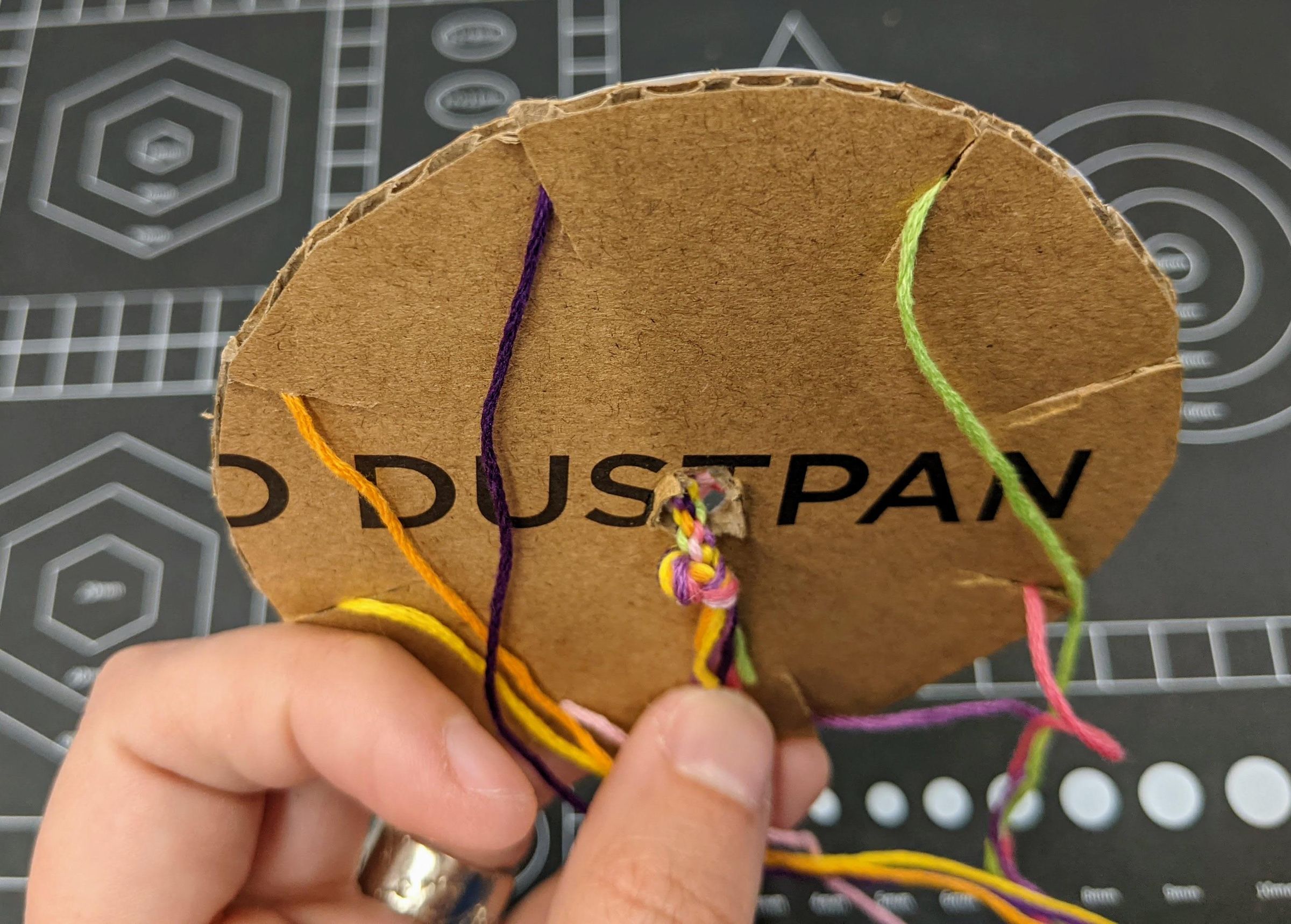 Cardboard Loom Friendship Bracelet : 7 Steps (with Pictures ...