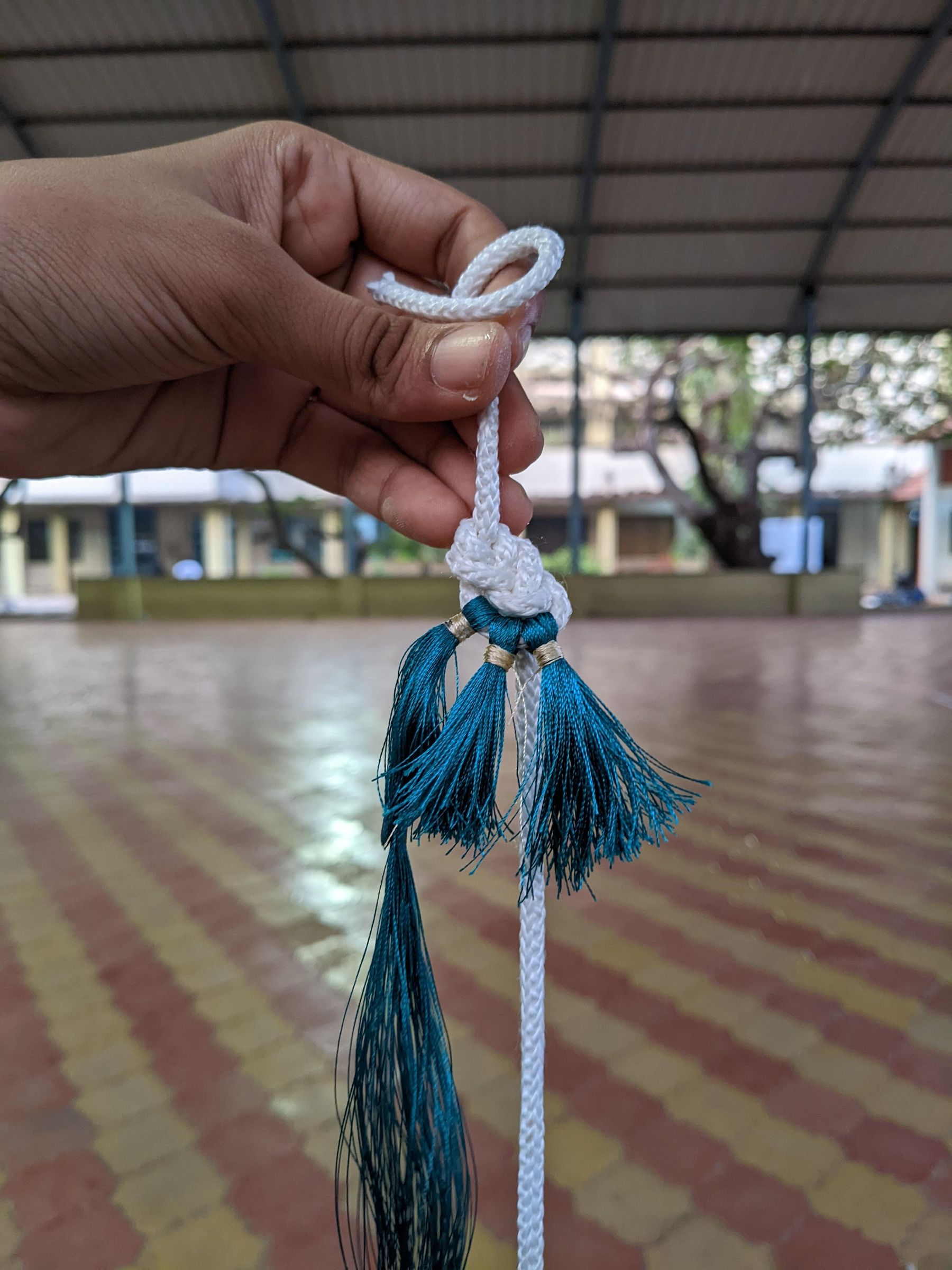 Beautiful Thread Earrings : 7 Steps - Instructables