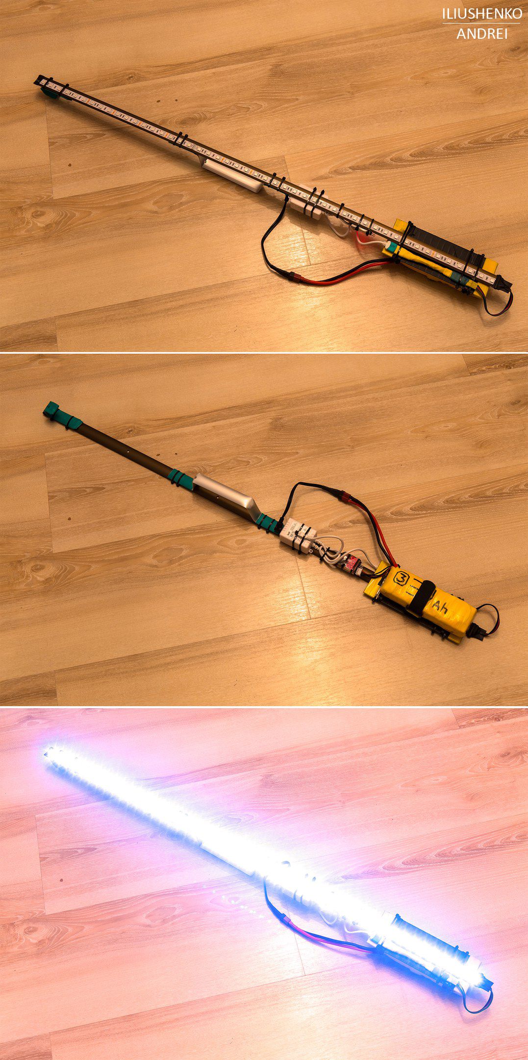 RGB LED Light Stick (for Night Time Photography and Light Painting) : 4 ...