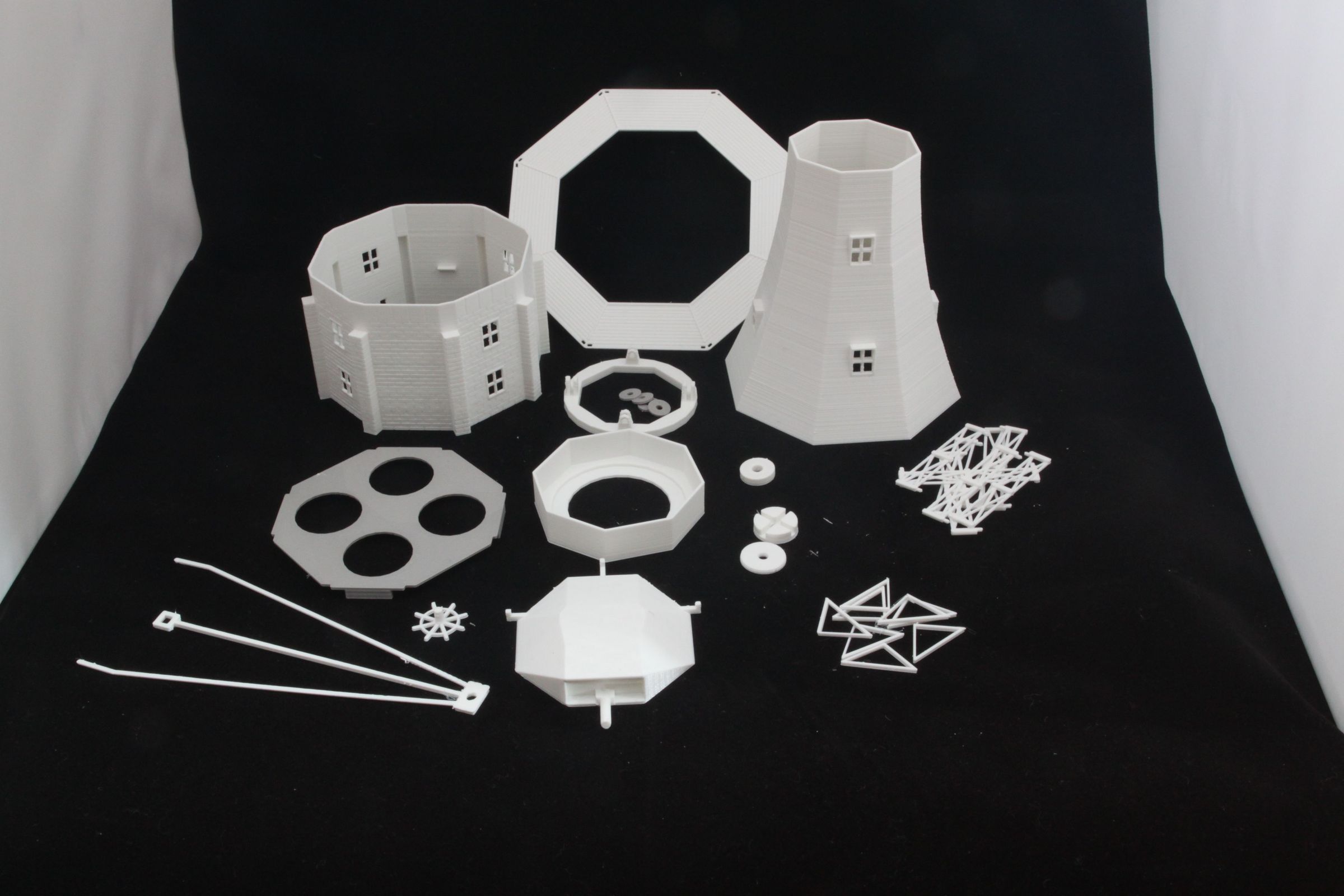 Building a 3D Printed Model of a Dutch Windmill (in 1:100 or 1:160 ...