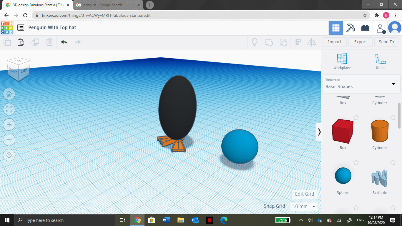 Tinkercad, Penguin : 17 Steps (with Pictures) - Instructables