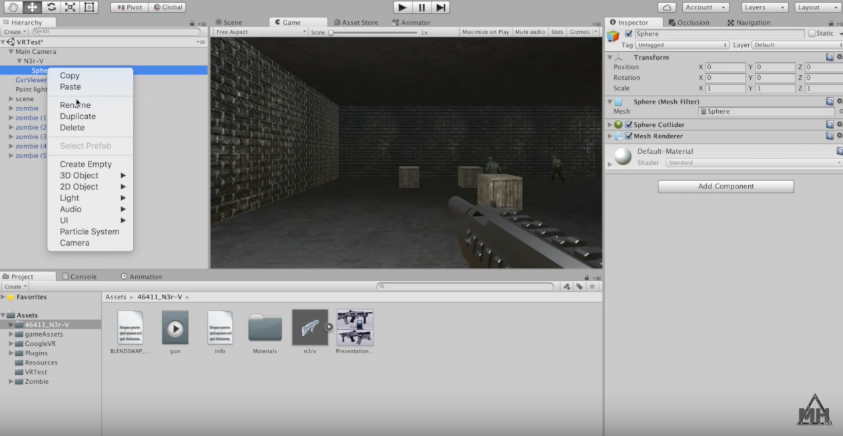 How to Make Your First Virtual Reality Game for Beginners : 9 Steps ...