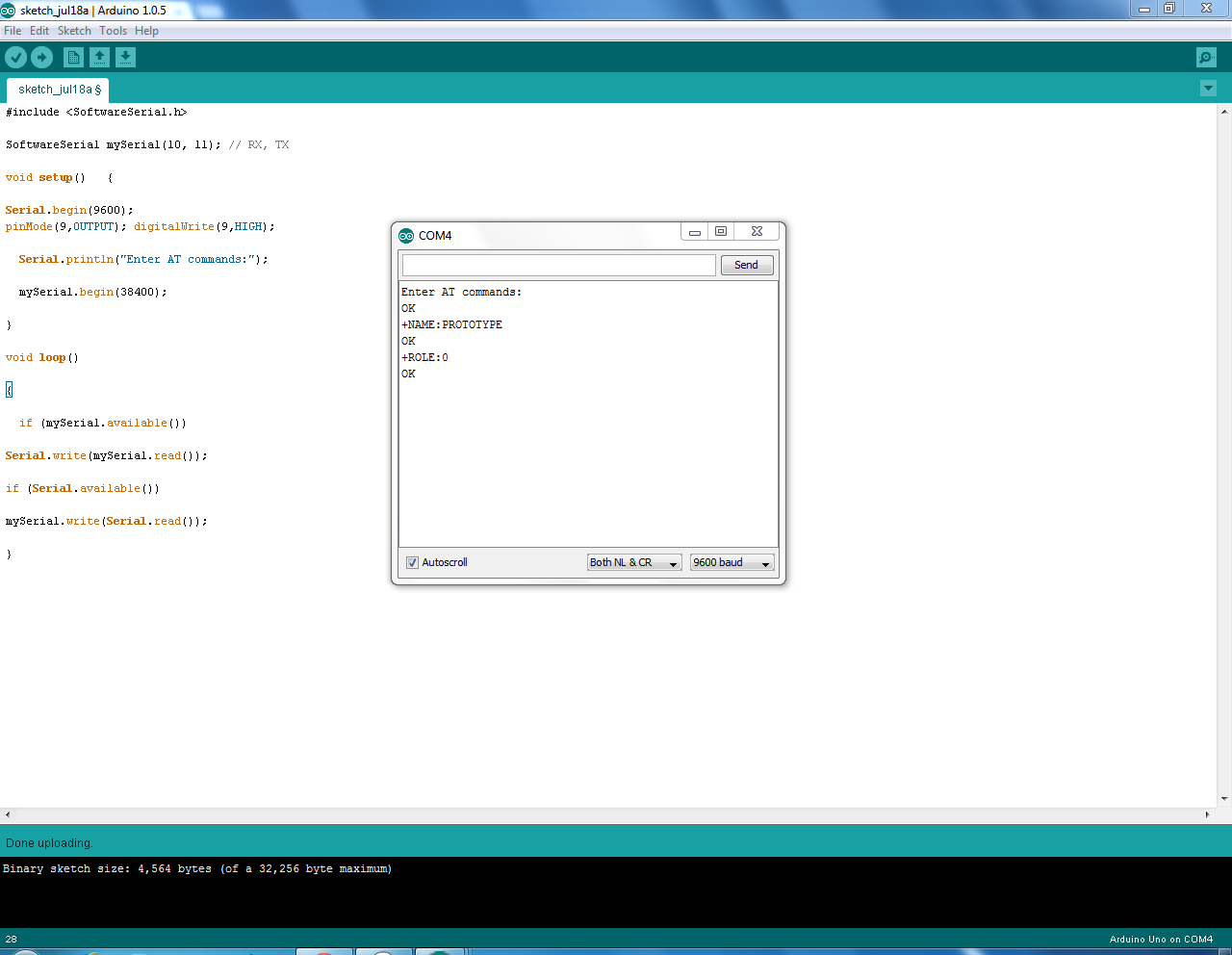 AT Command Mode of HC-05 and HC-06 Bluetooth Module : 5 Steps ...