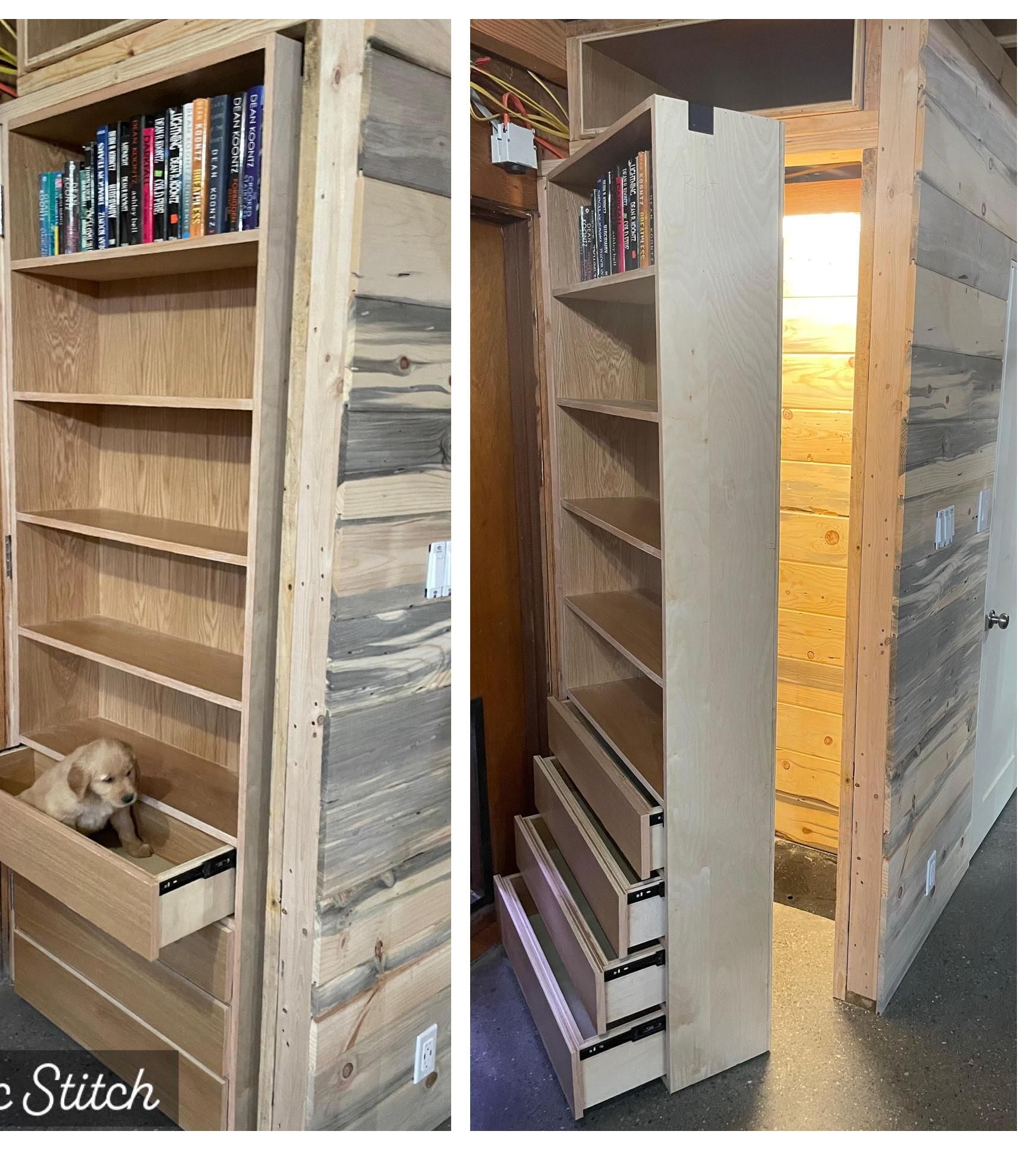 Hidden Door Book Shelf : 12 Steps - Instructables