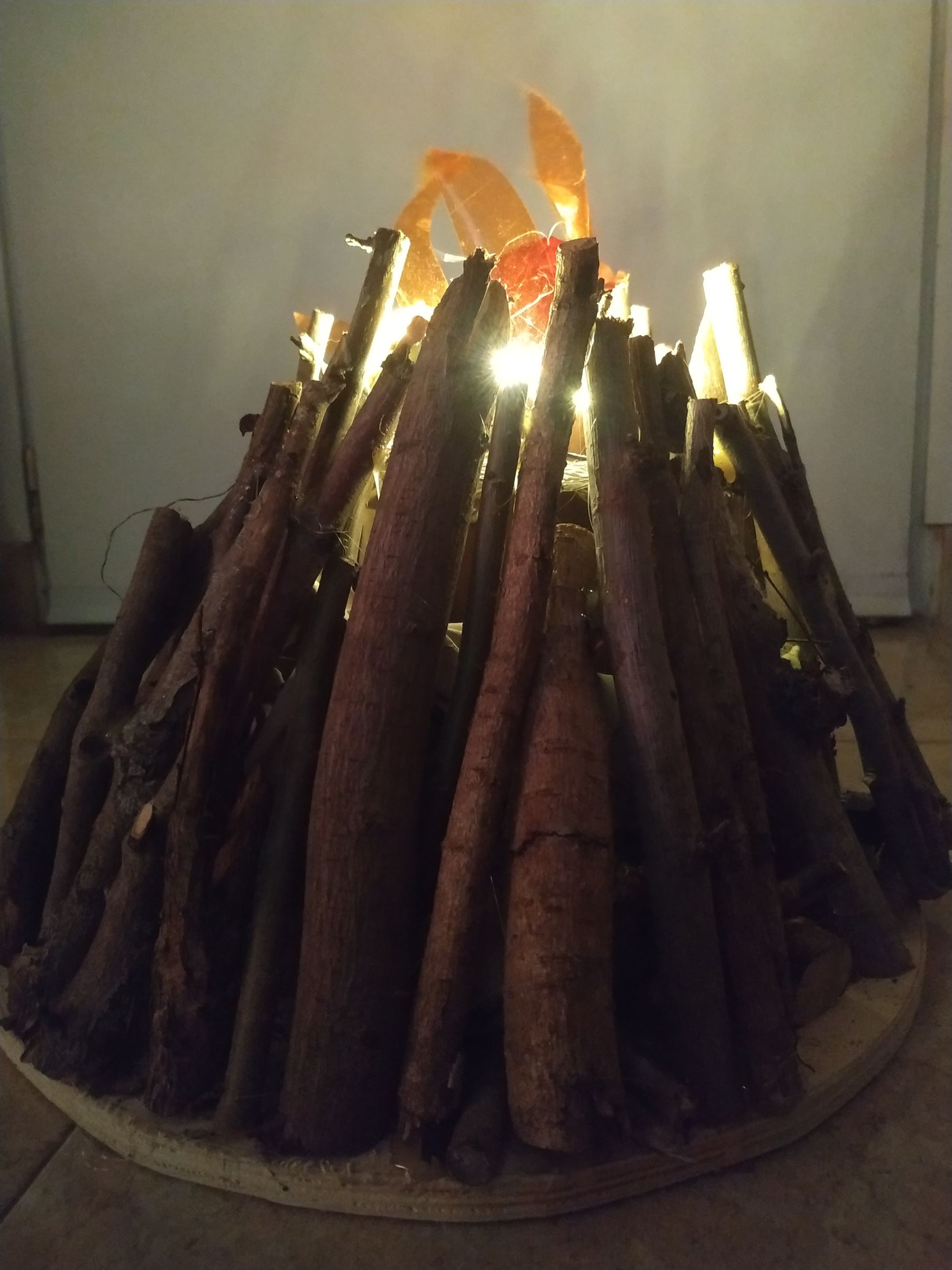 Indoor Campfire An Artificial Flame Fake Fire