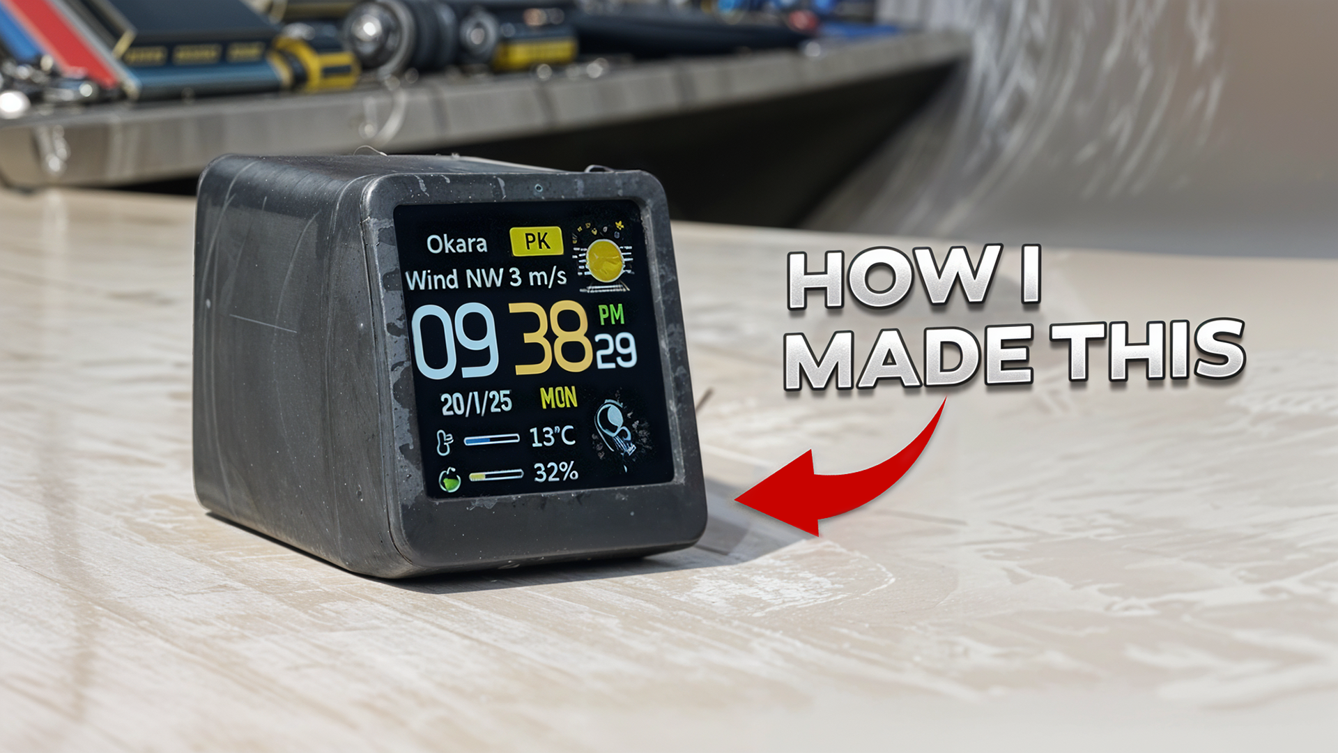 Portable Mini Weather Station: Real-Time Weather Updates : 3 Steps ...