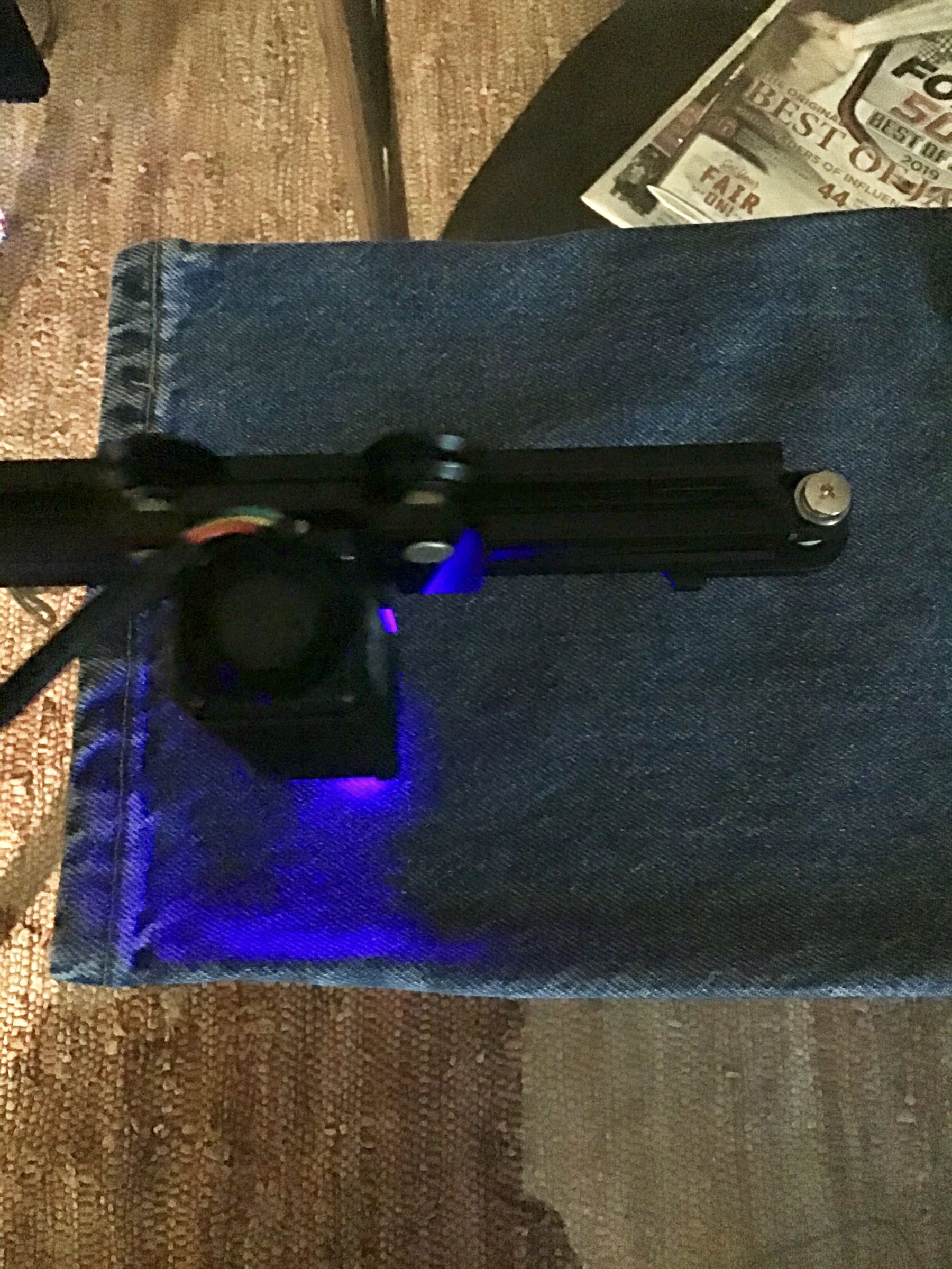 Laser Etched Flames on Denim Jeans : 10 Steps (with Pictures ...