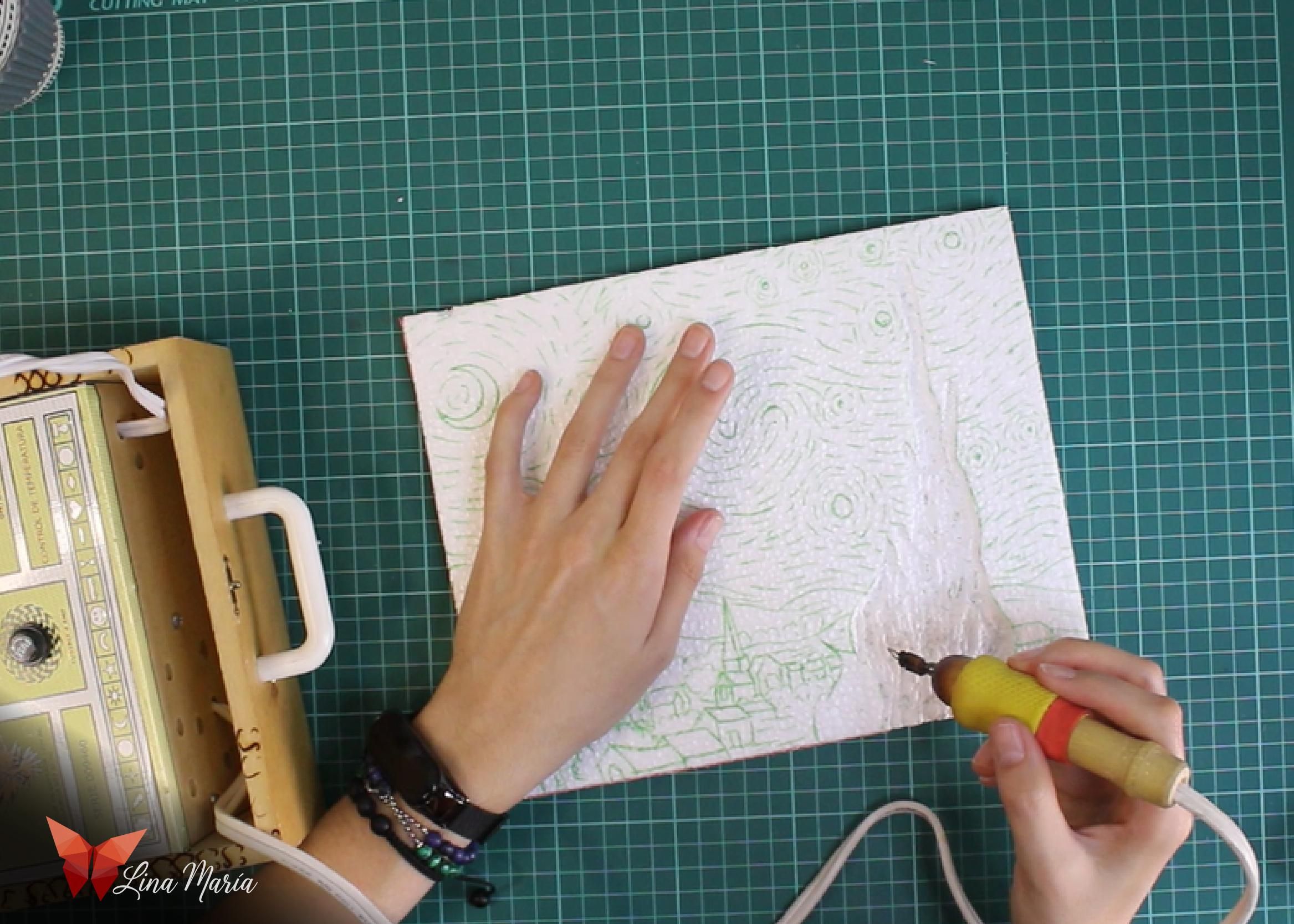 DIY Relief Painting - Starry Night : 25 Steps (with Pictures ...
