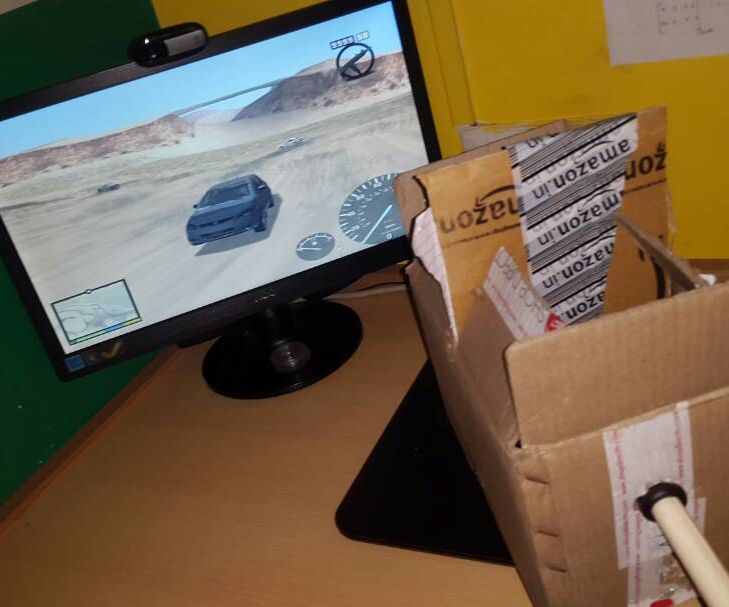 DIY RACING WHEEL FOR PC : 5 Steps - Instructables