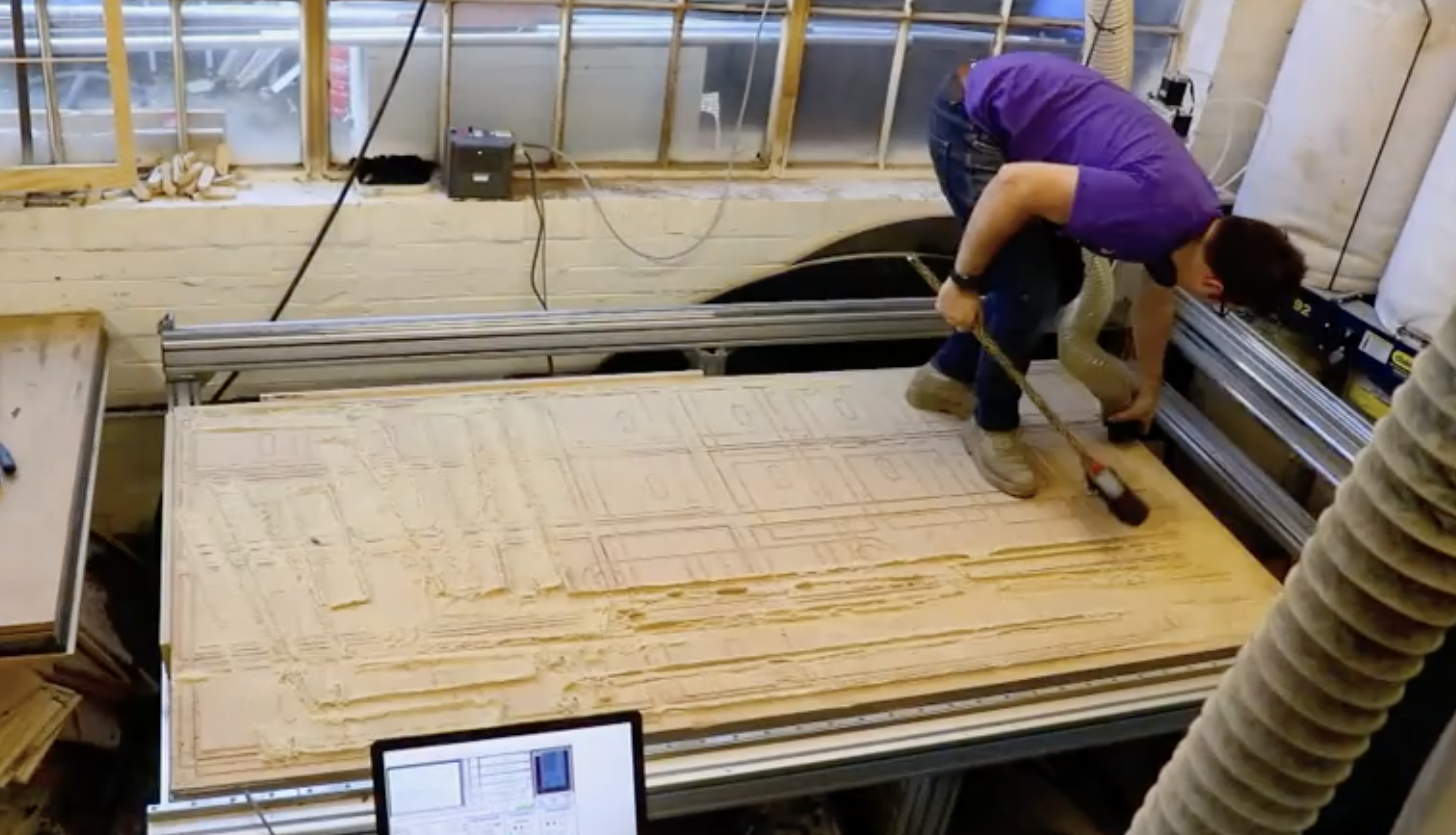 Make a Desk From One 8x4ft Sheet of Plywood Using My CNC Machine : 5 ...
