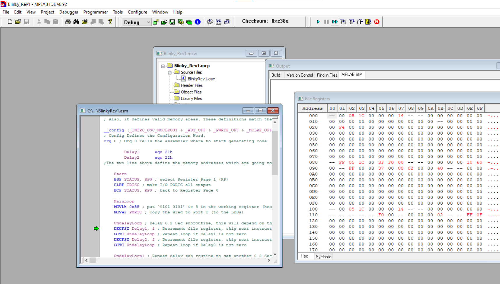 Assembly Language Blinking Lights for a PIC16 : 6 Steps (with Pictures ...