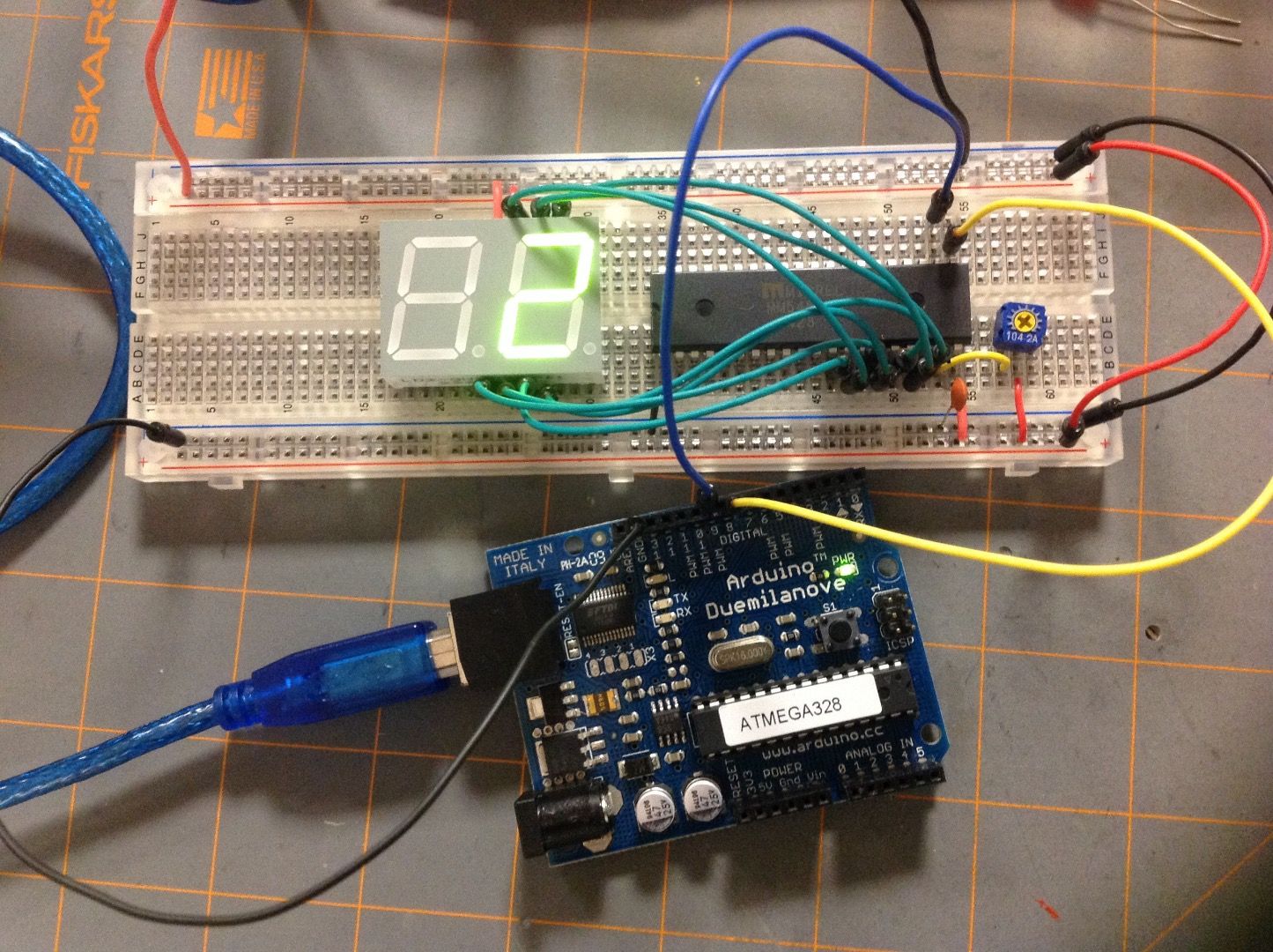 Arduino With MM5451 LED Display Driver - Instructables