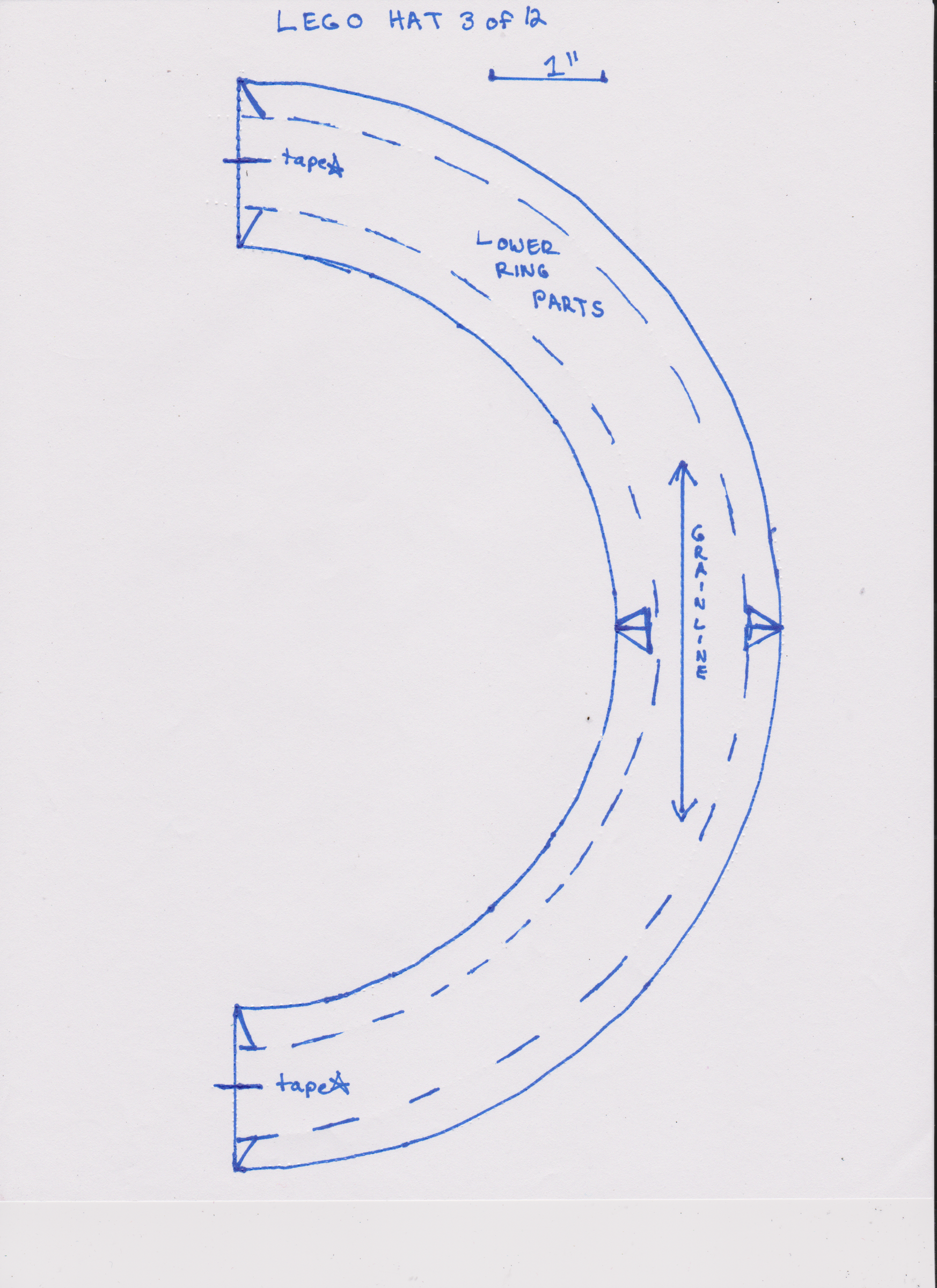 Cloth LEGO Brick Hat + Sewing Pattern. : 34 Steps (with Pictures ...