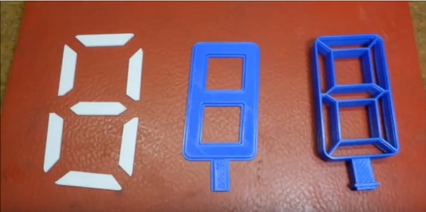 Diy 3d Printed Single Digit Arduino Clock 4 Steps Instructables