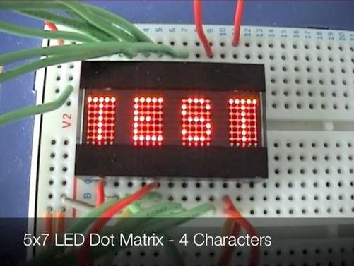 OSRAM DLO3416 Intelligent LED Display Module - Arduino Test - Instructables