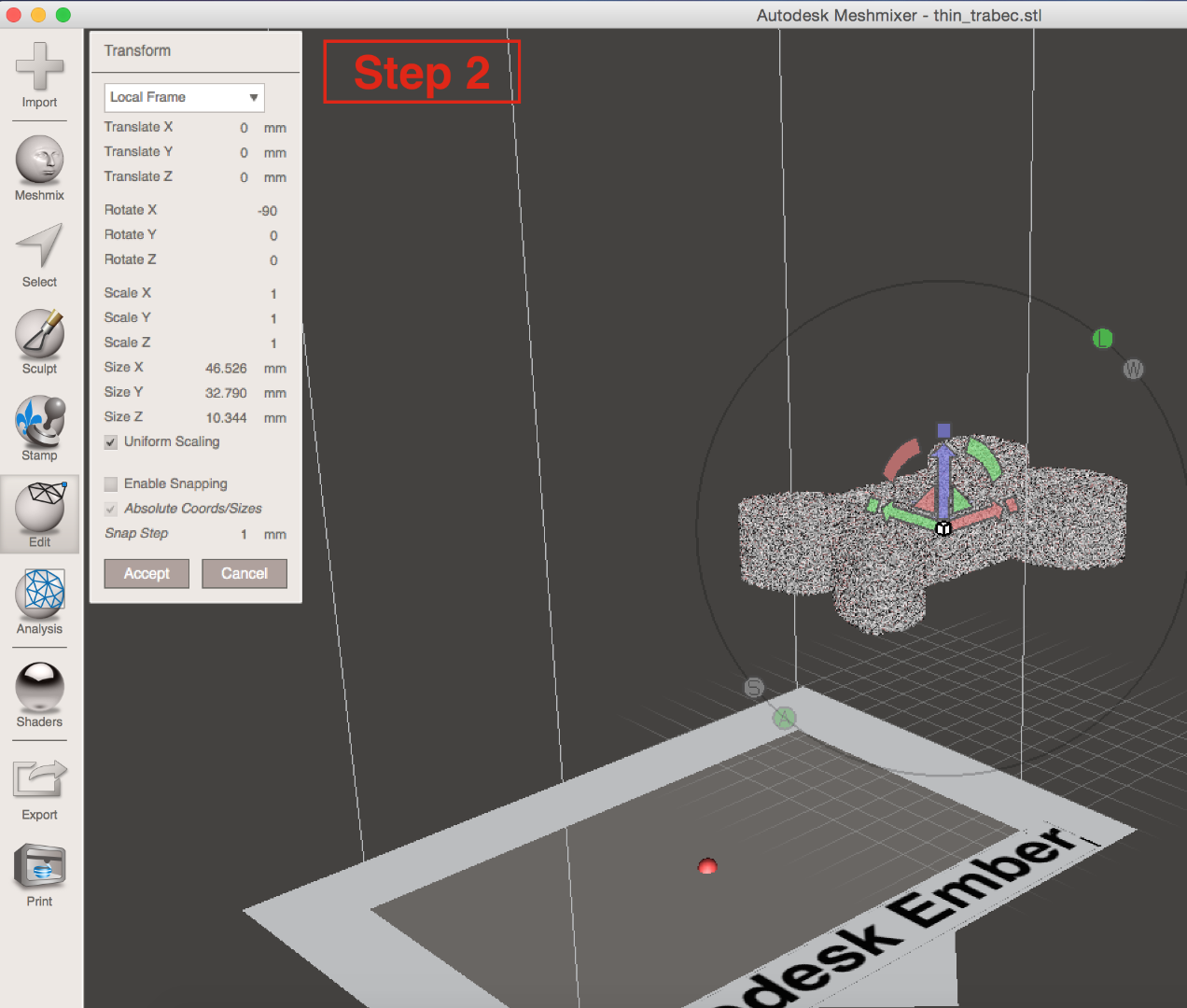 Print a Bone on the Ember Printer : 10 Steps (with Pictures) - Instructables