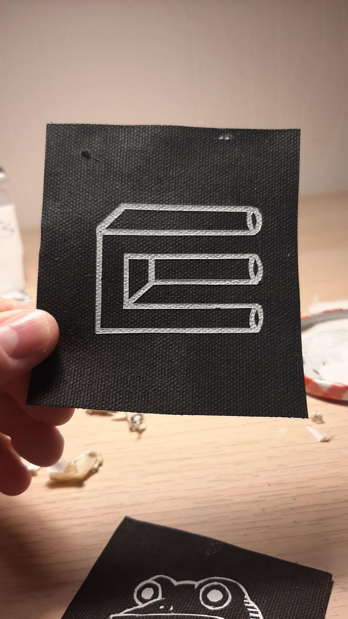 Canvas Patches With Masking Tape and Fabric Paint : 6 Steps (with ...