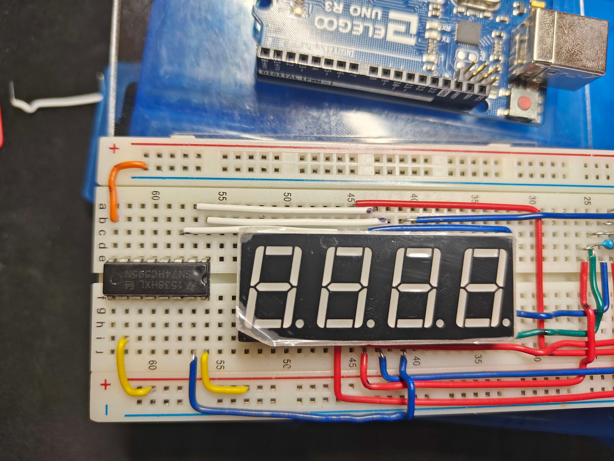 4-Digit 7-Segment Arduino Stopwatch : 3 Steps - Instructables