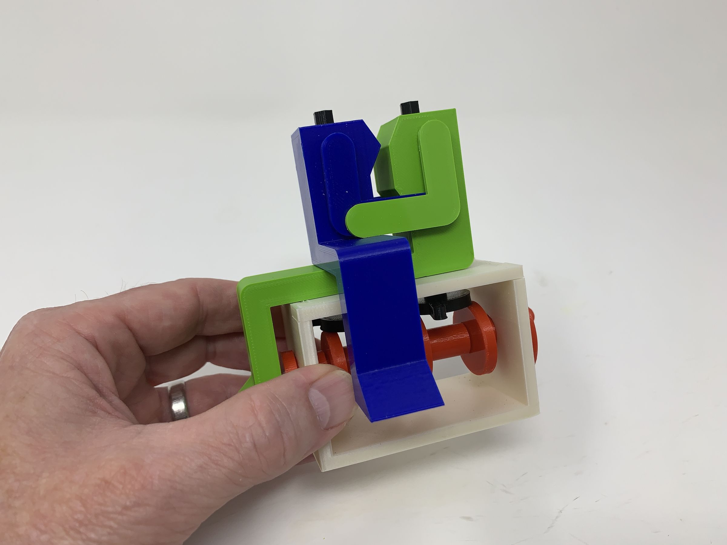 "Lora and I", a Simple 3D Printed Automaton. : 4 Steps (with Pictures ...