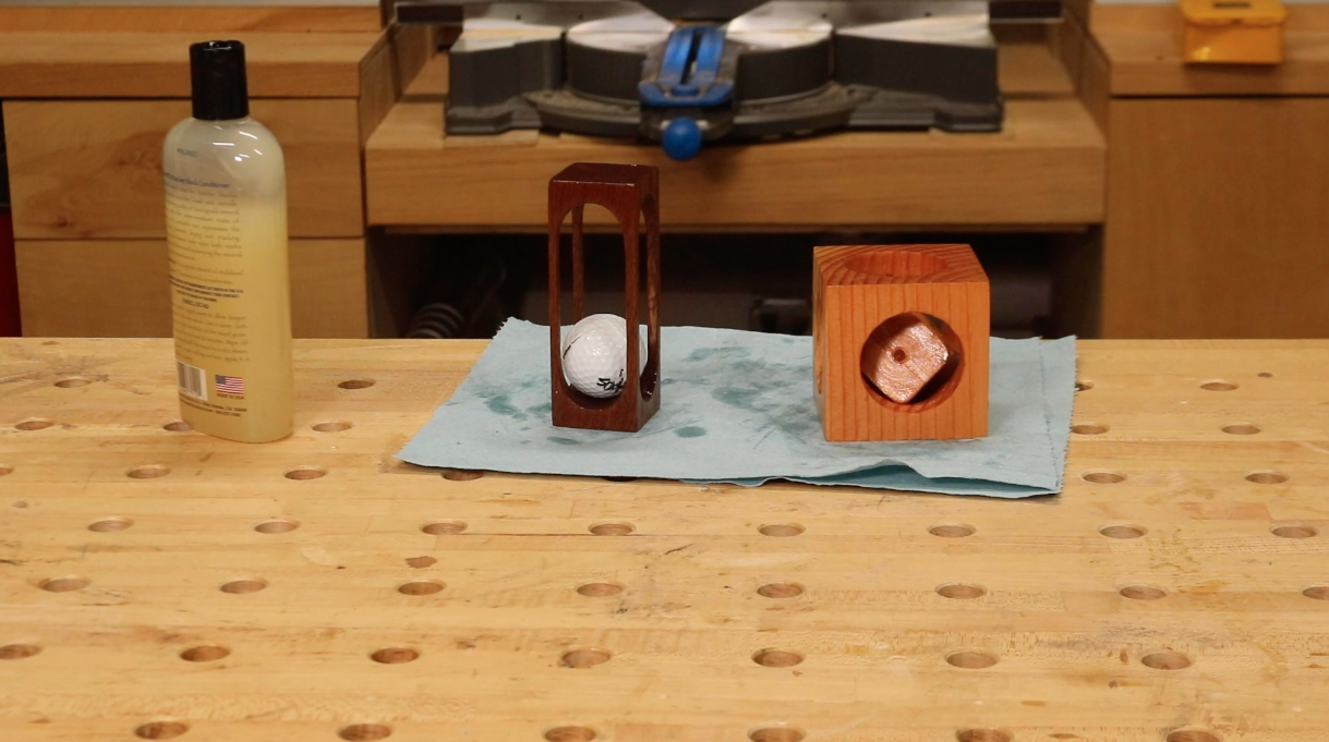 Scrap Wood Projects - Impossible Golf Ball and the Cube Inside a Cube ...