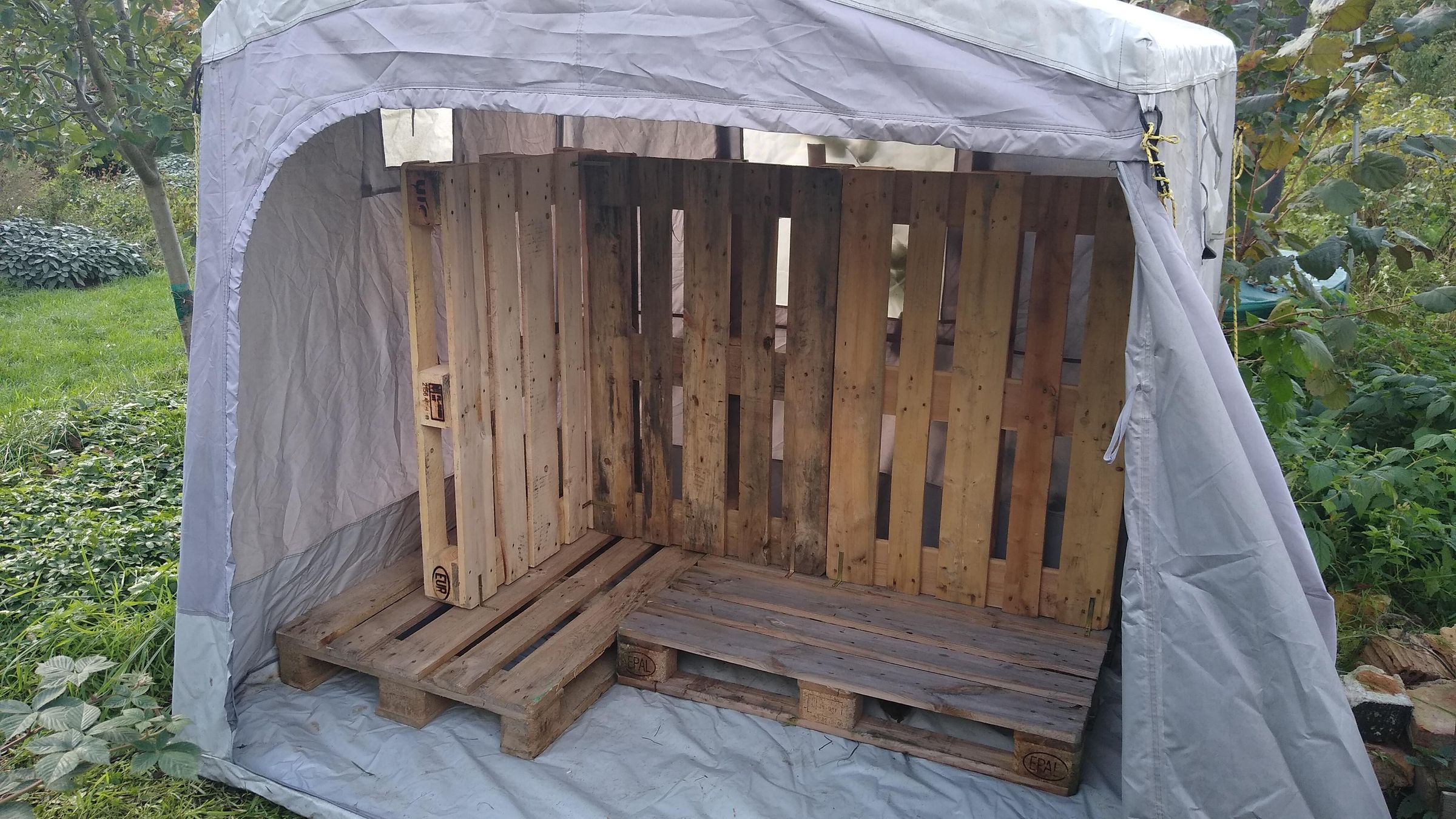 A-Frame Garden Shed From Reused Wood : 30 Steps (with Pictures ...