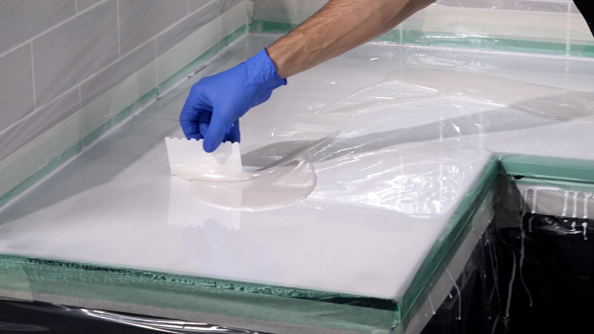 DIY Resin Countertops Using Clear Epoxy Coating Resin and Pigments : 11 ...