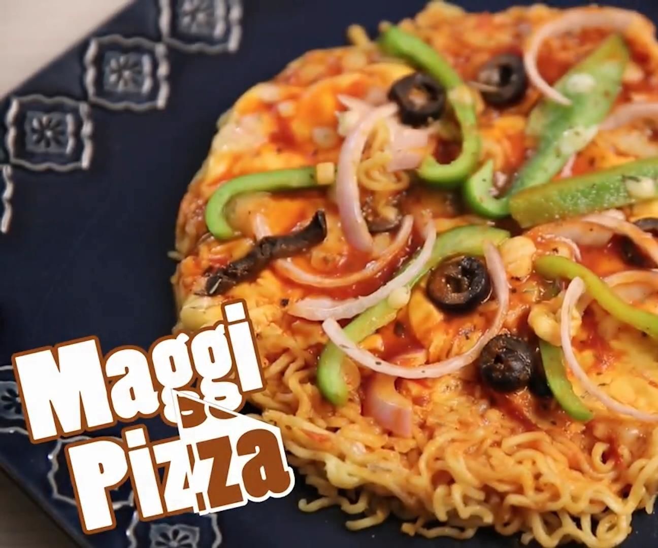 How to Make Maggi Pizza #maggipizza Food Recipes Easy Maggi Pizza Veg ...