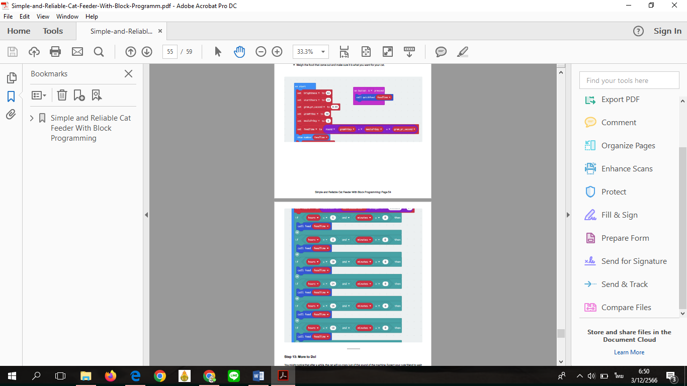 Simple and Reliable Cat Feeder With Block Programming : 14 Steps (with ...