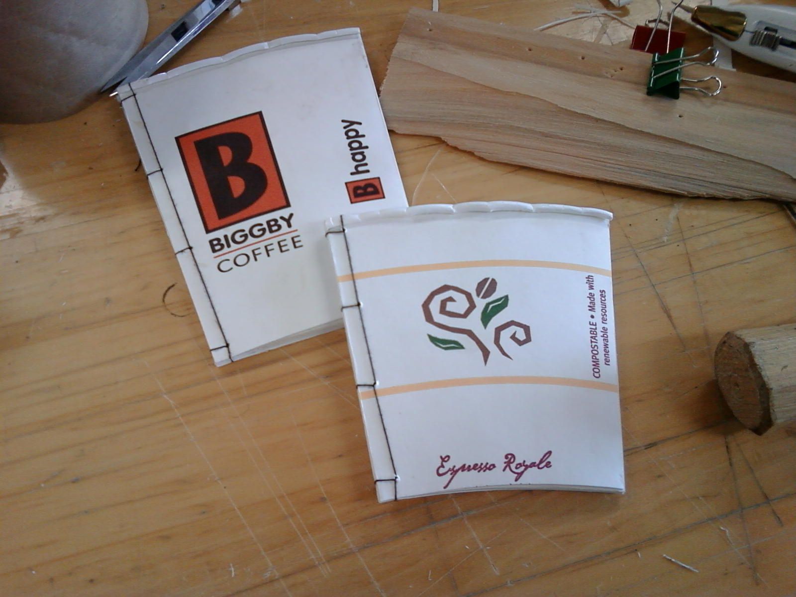 Scrap Paper Notebooks With Coffee Cup Covers. : 5 Steps - Instructables