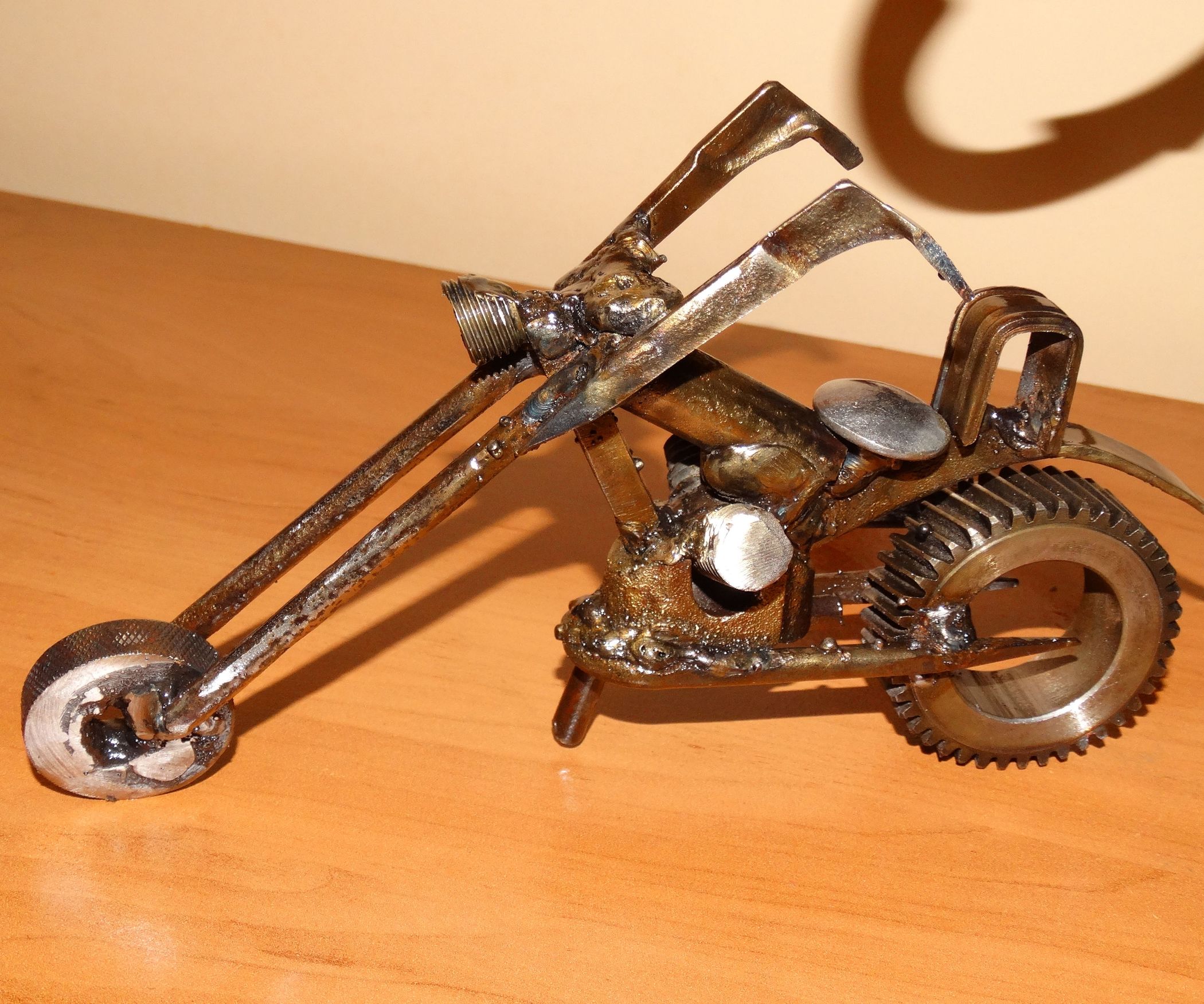 Welding Scrap Metal Motorcycle : 4 Steps - Instructables