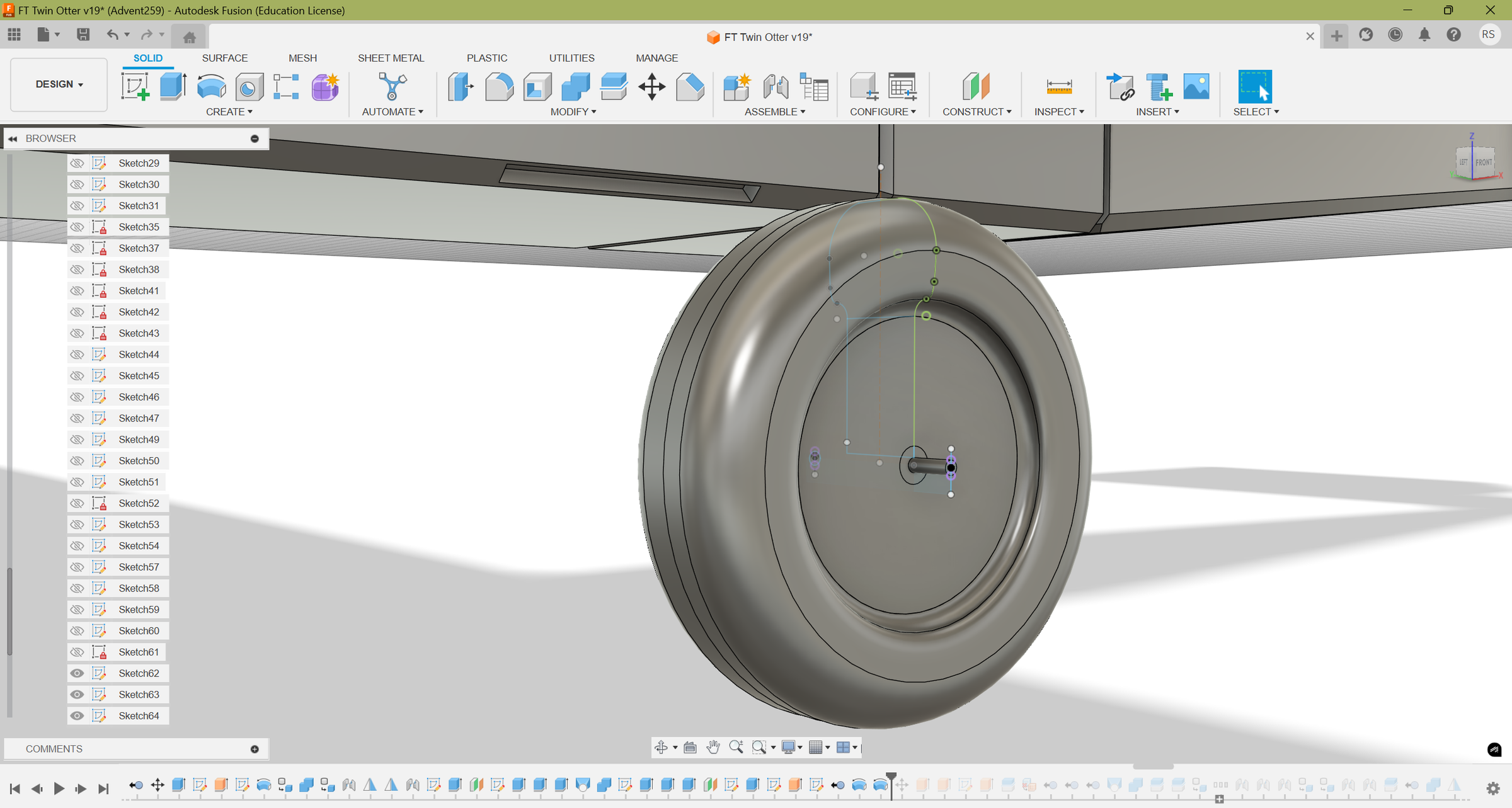 Tutorial: How to Model FT Twin Otter With Autodesk Fusion 360 : 12 ...